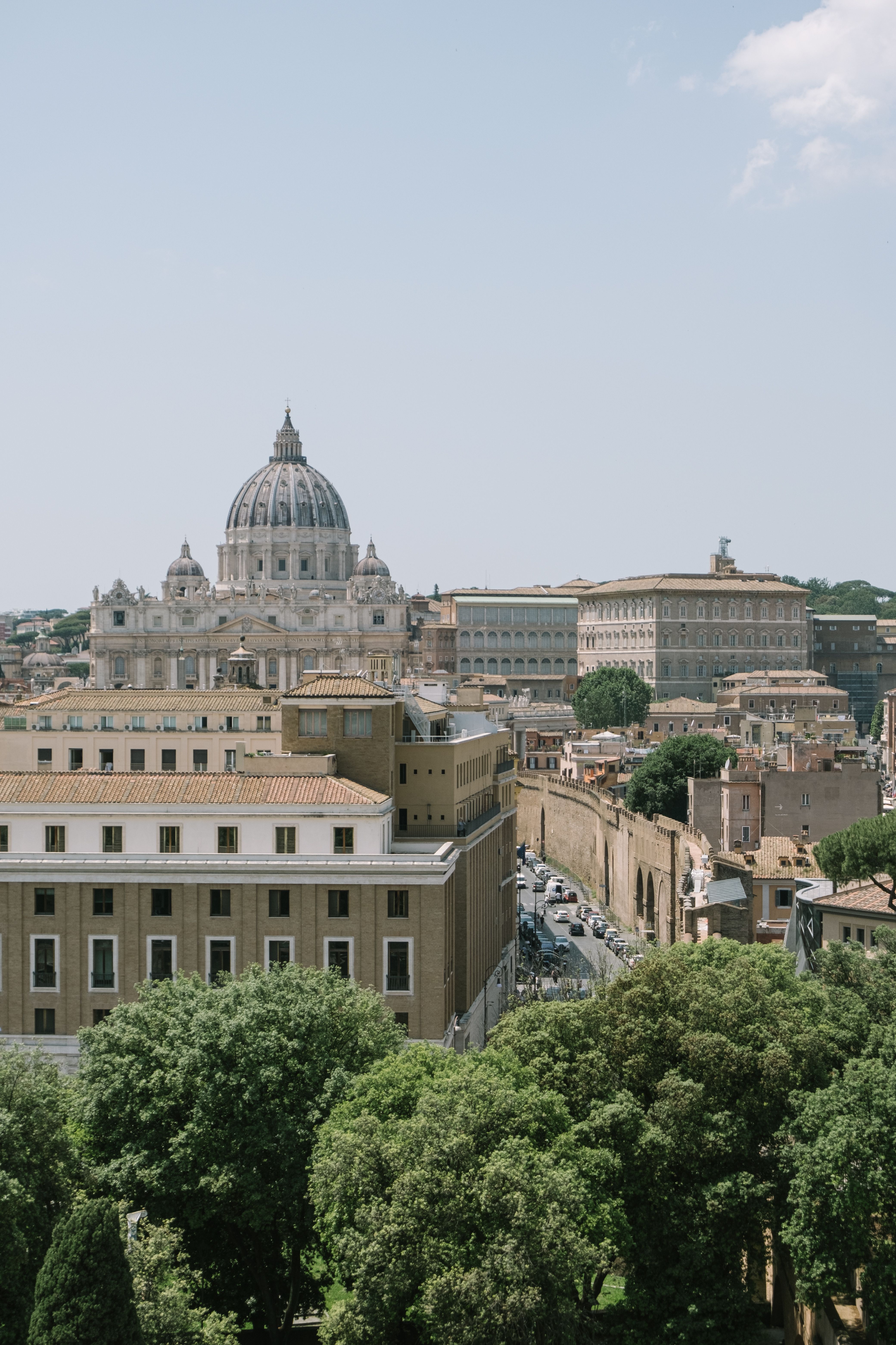 Aerial View of St. Peter's Basilica in Rome · Free Stock Photo