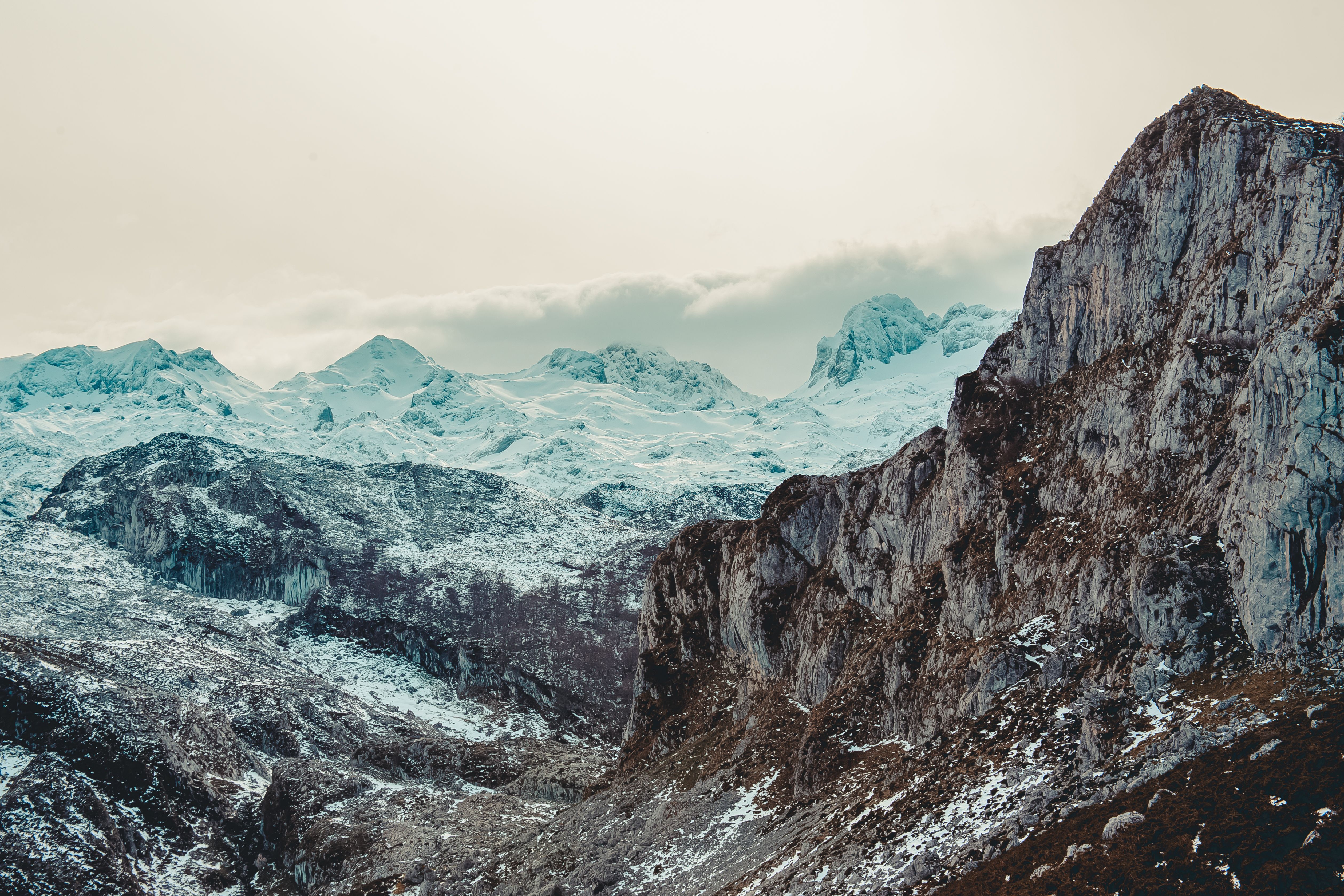 Snow Covered Mountain · Free Stock Photo