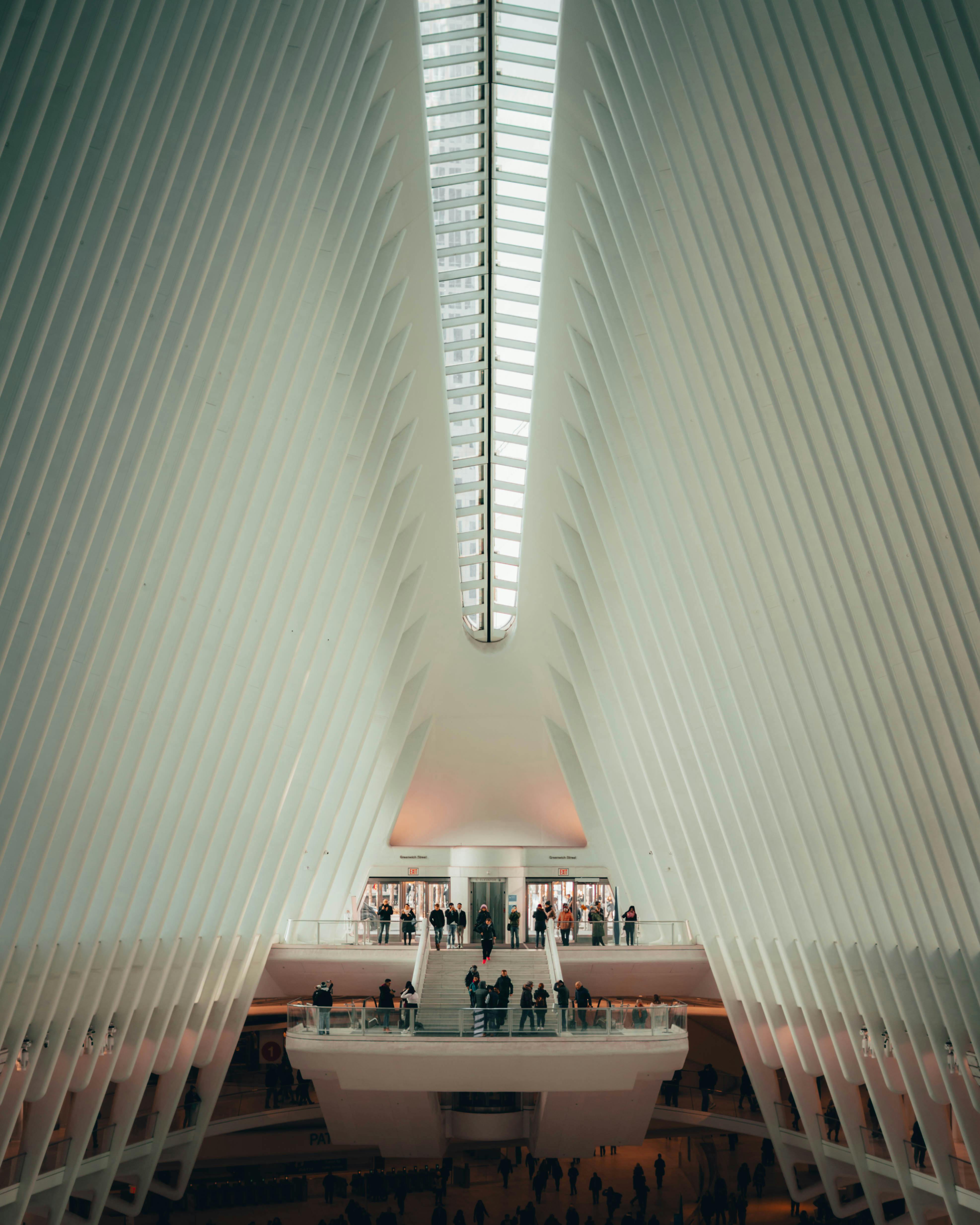 People Inside a Modern Building · Free Stock Photo