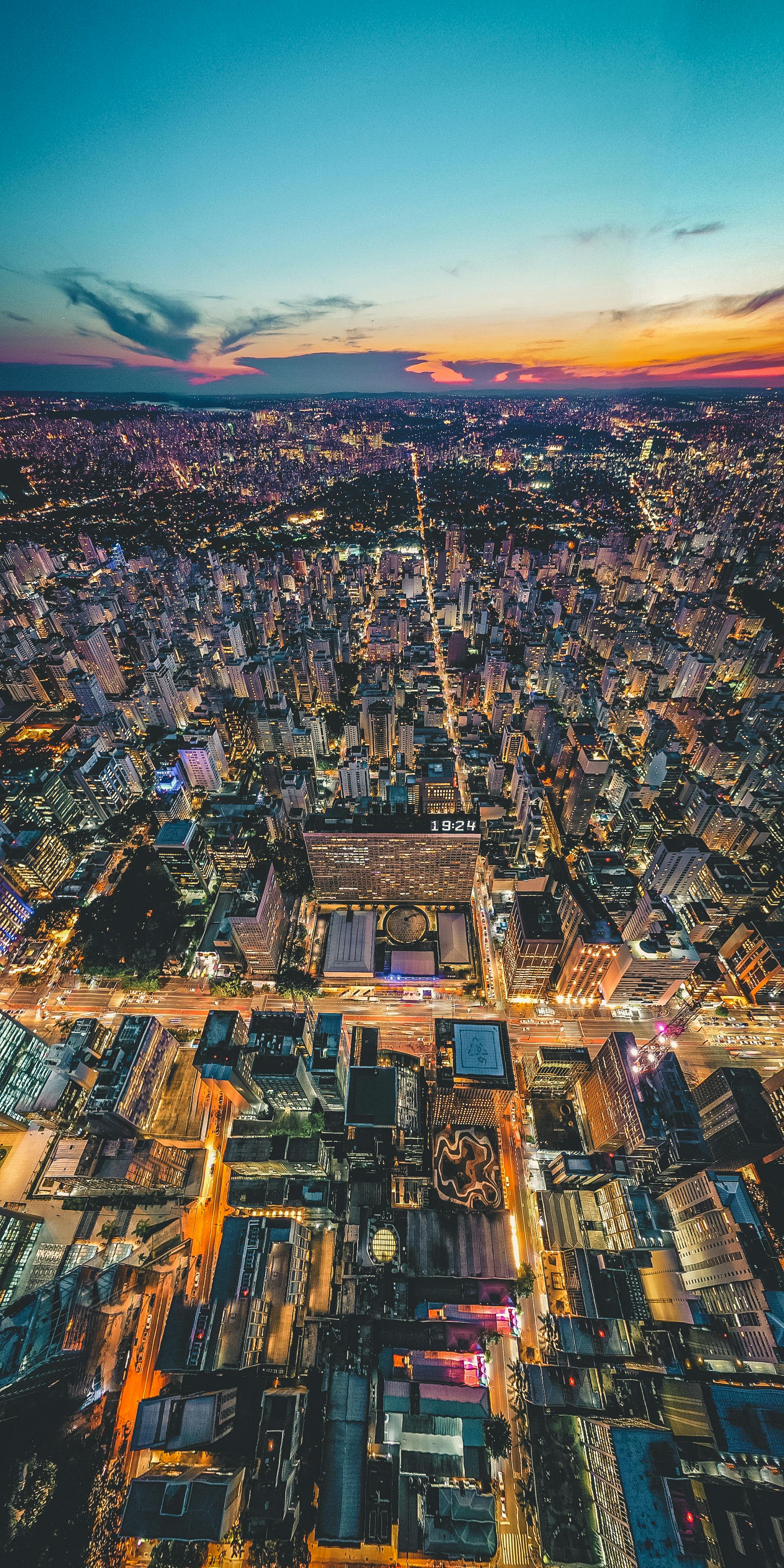 Aerial Shot Of City · Free Stock Photo