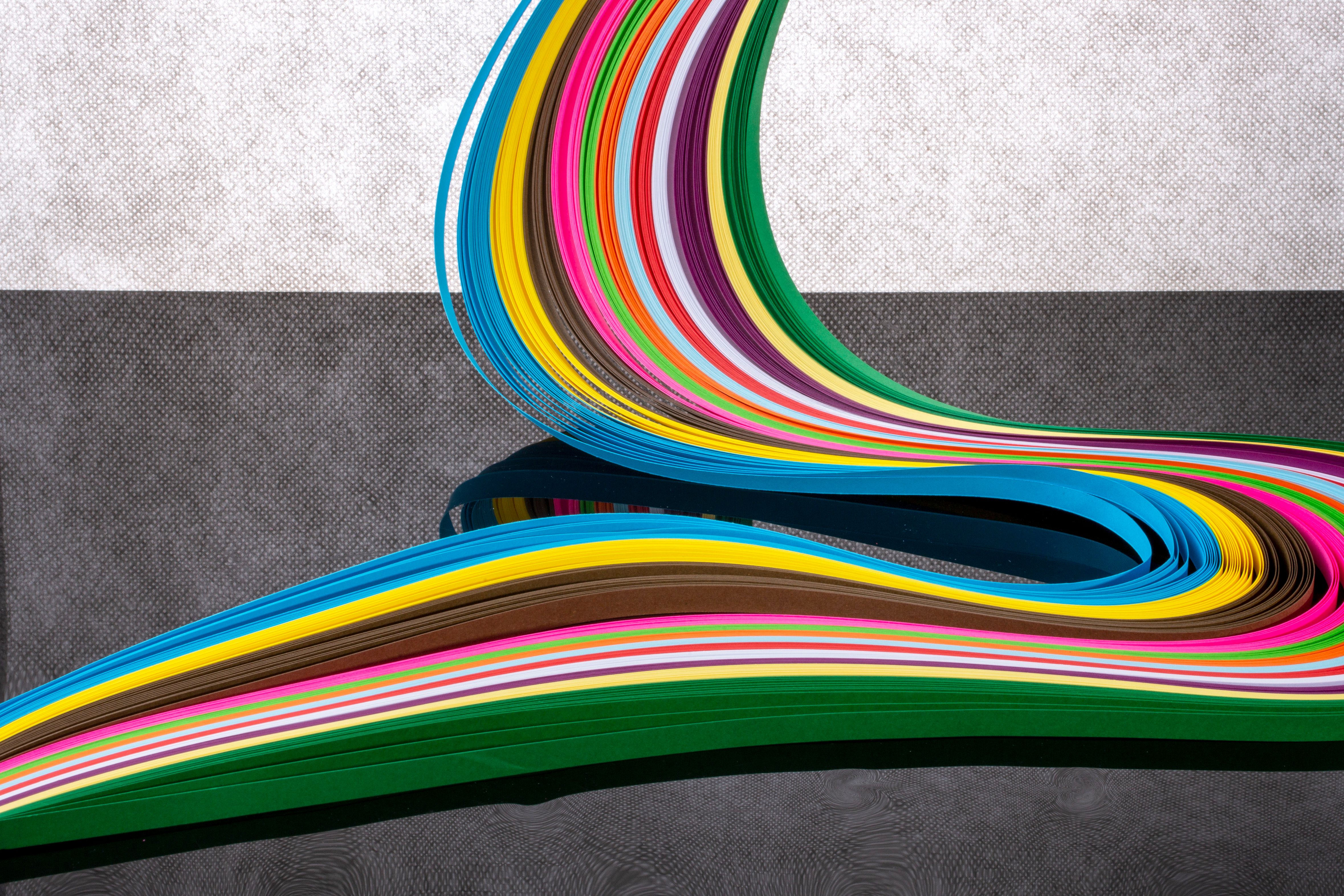 Colorful Abstract Paper Sculpture Art · Free Stock Photo