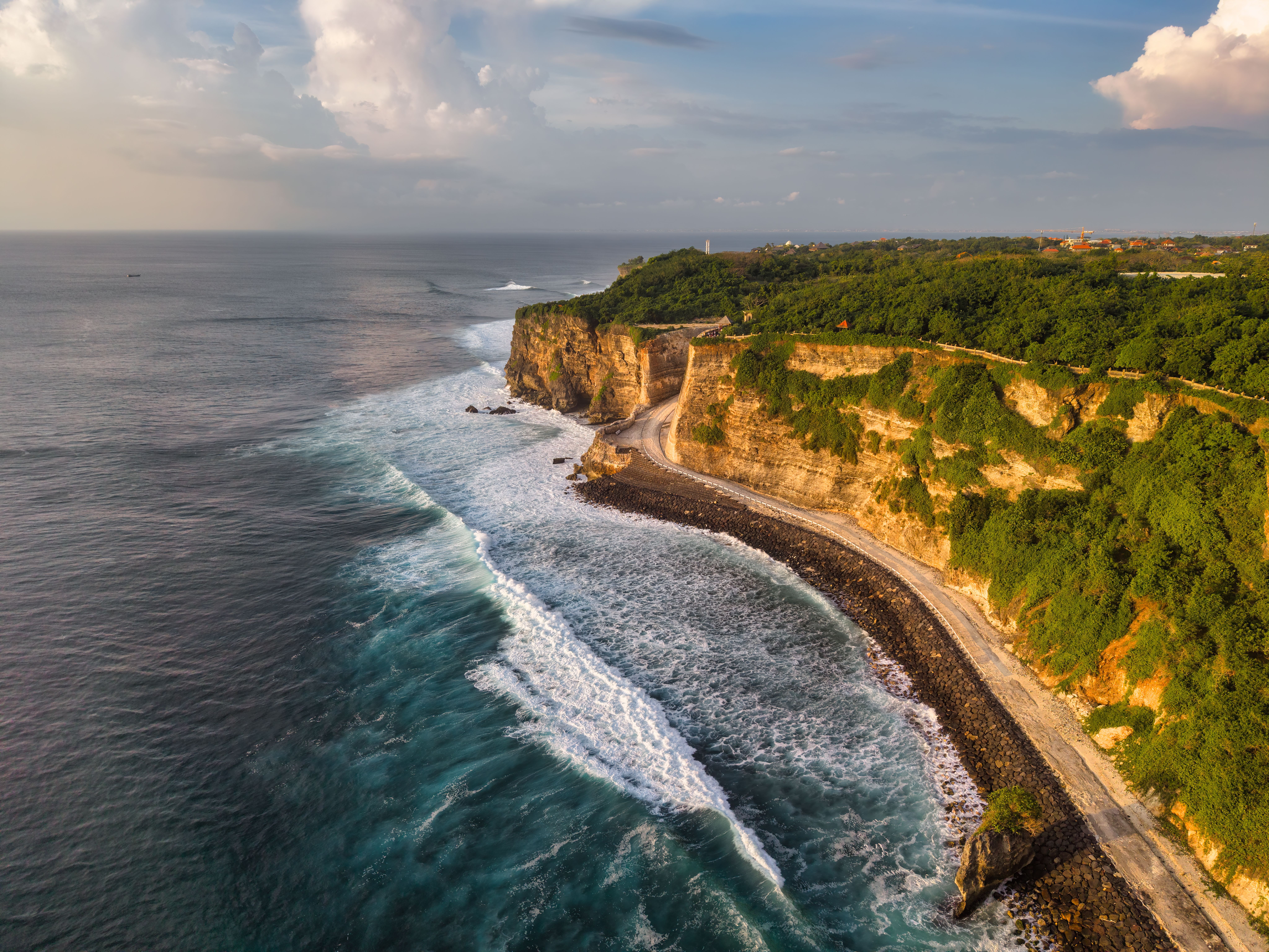 Spectacular Aerial View of Uluwatu Cliffs in Bali · Free Stock Photo