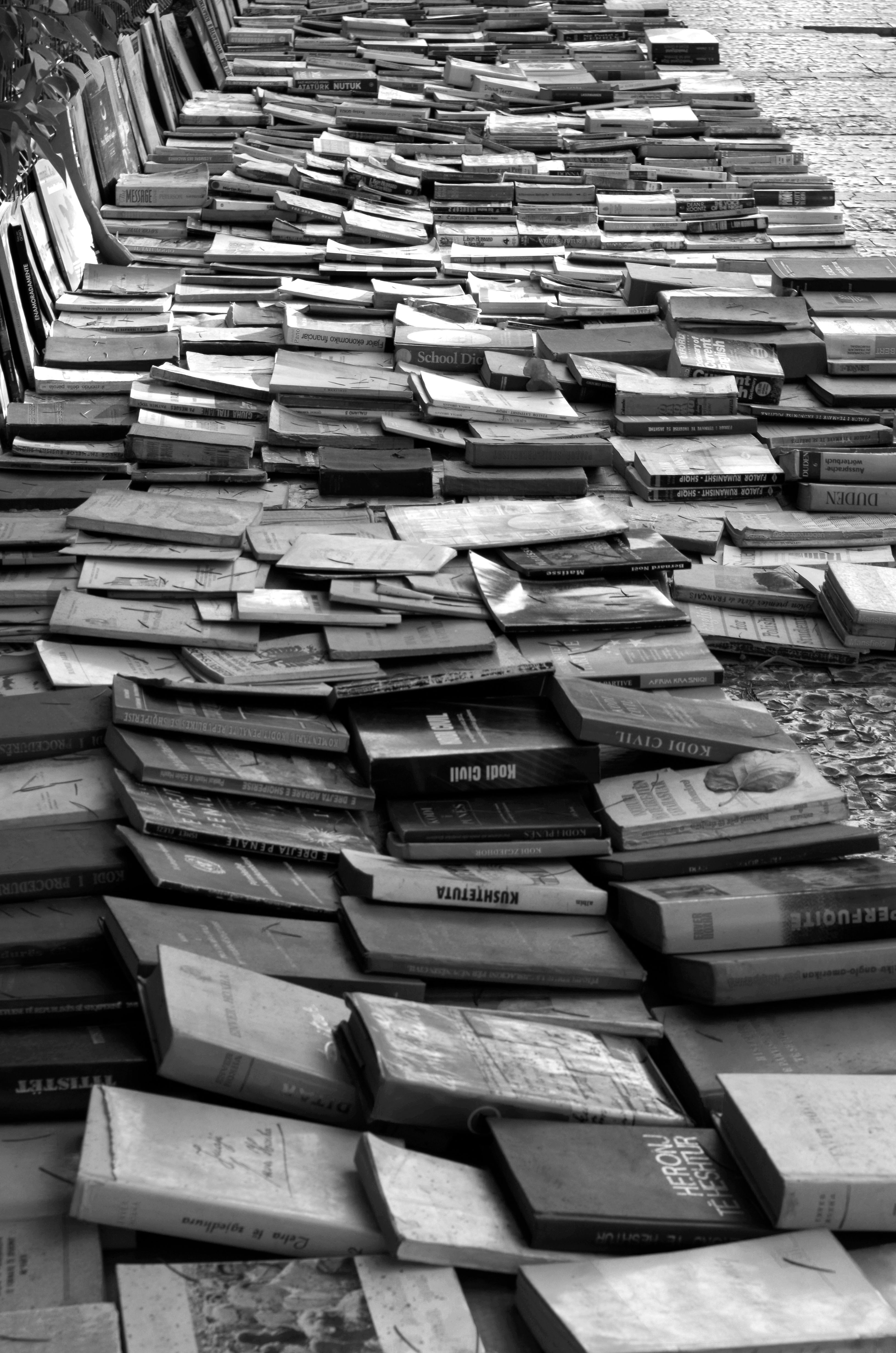 Black And White Picture Of Books Photos, Download The BEST Free Black ...