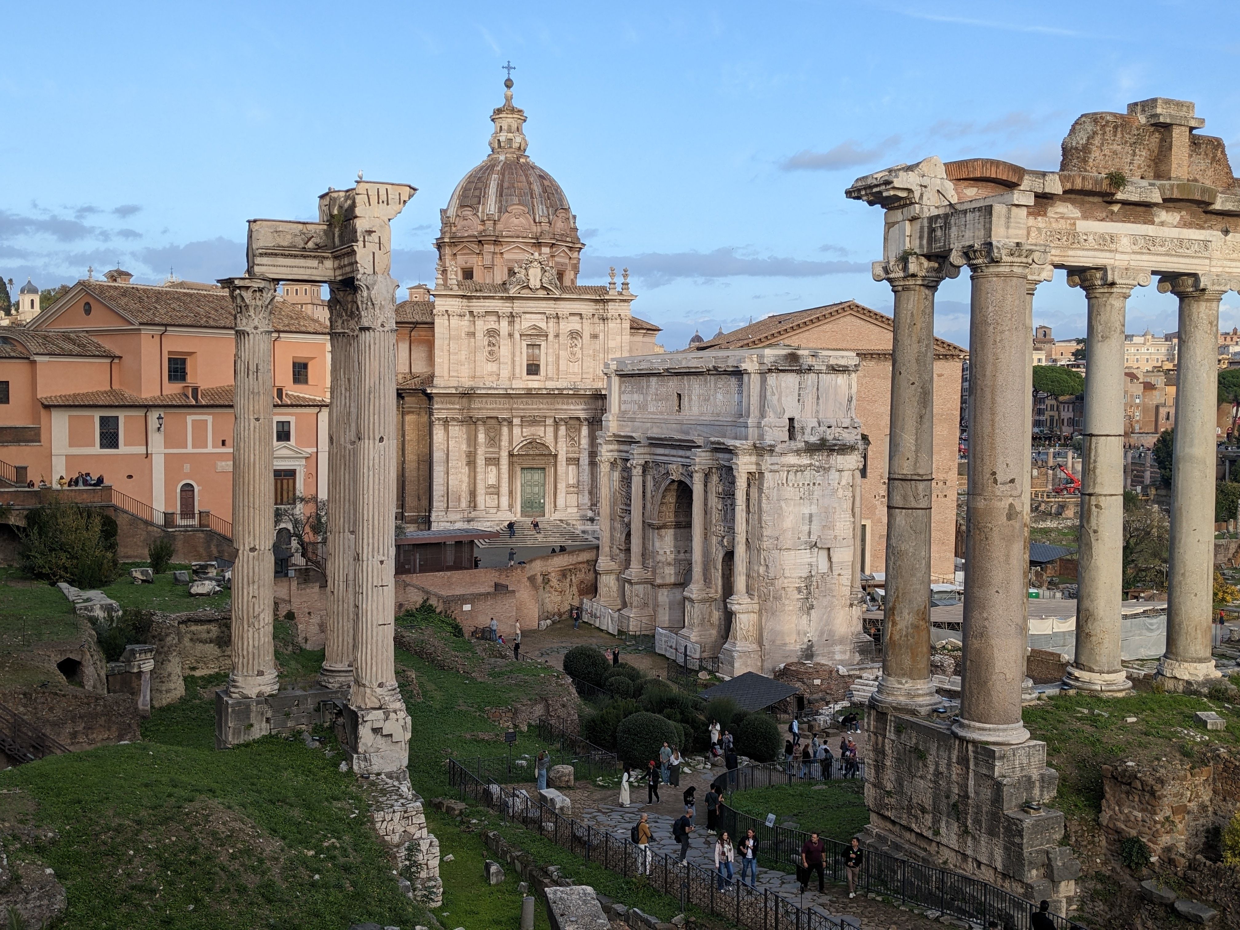 Ancient Roman Forum with Historical Ruins · Free Stock Photo
