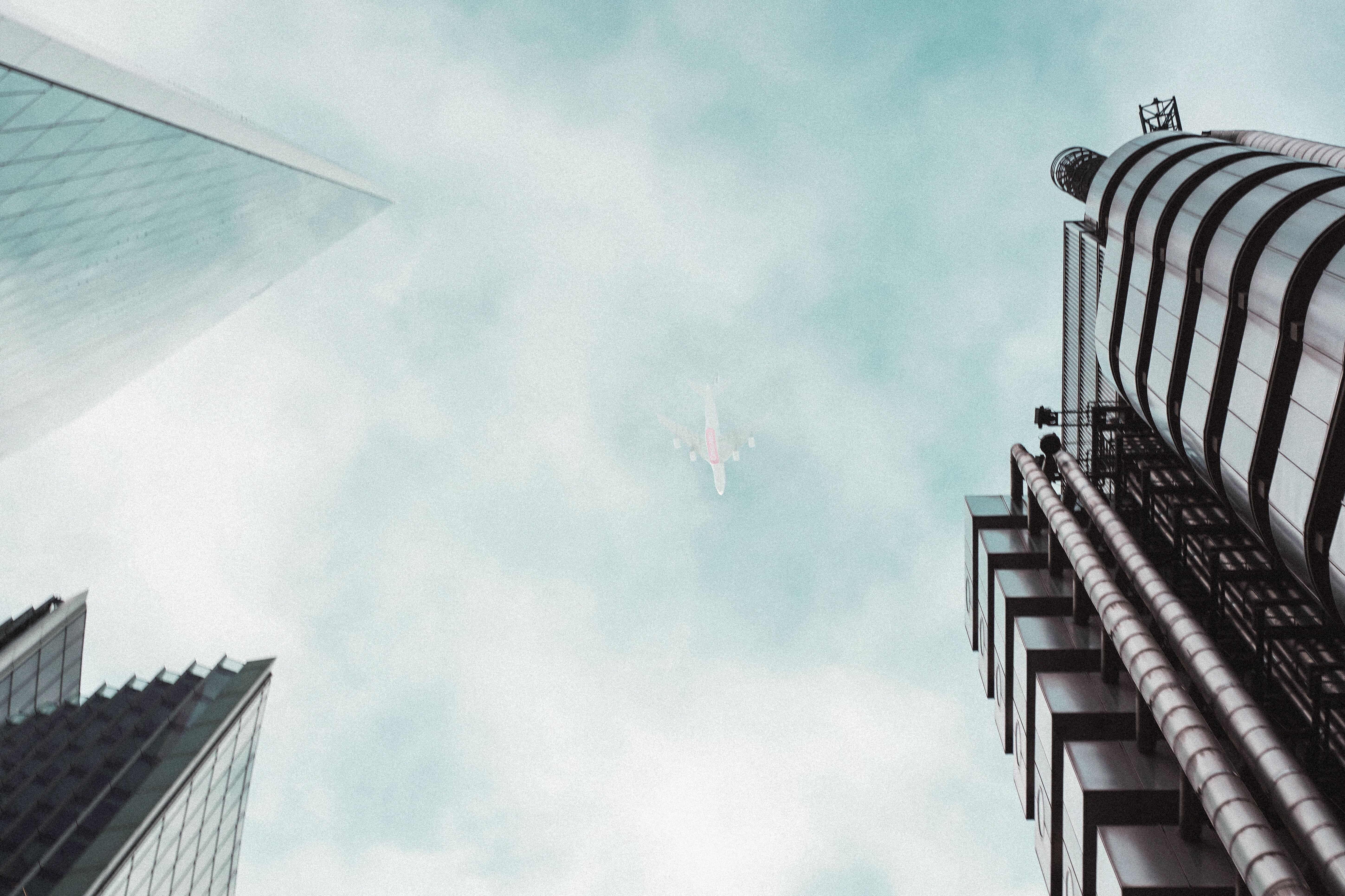 Free stock photo of airplane, london, london city