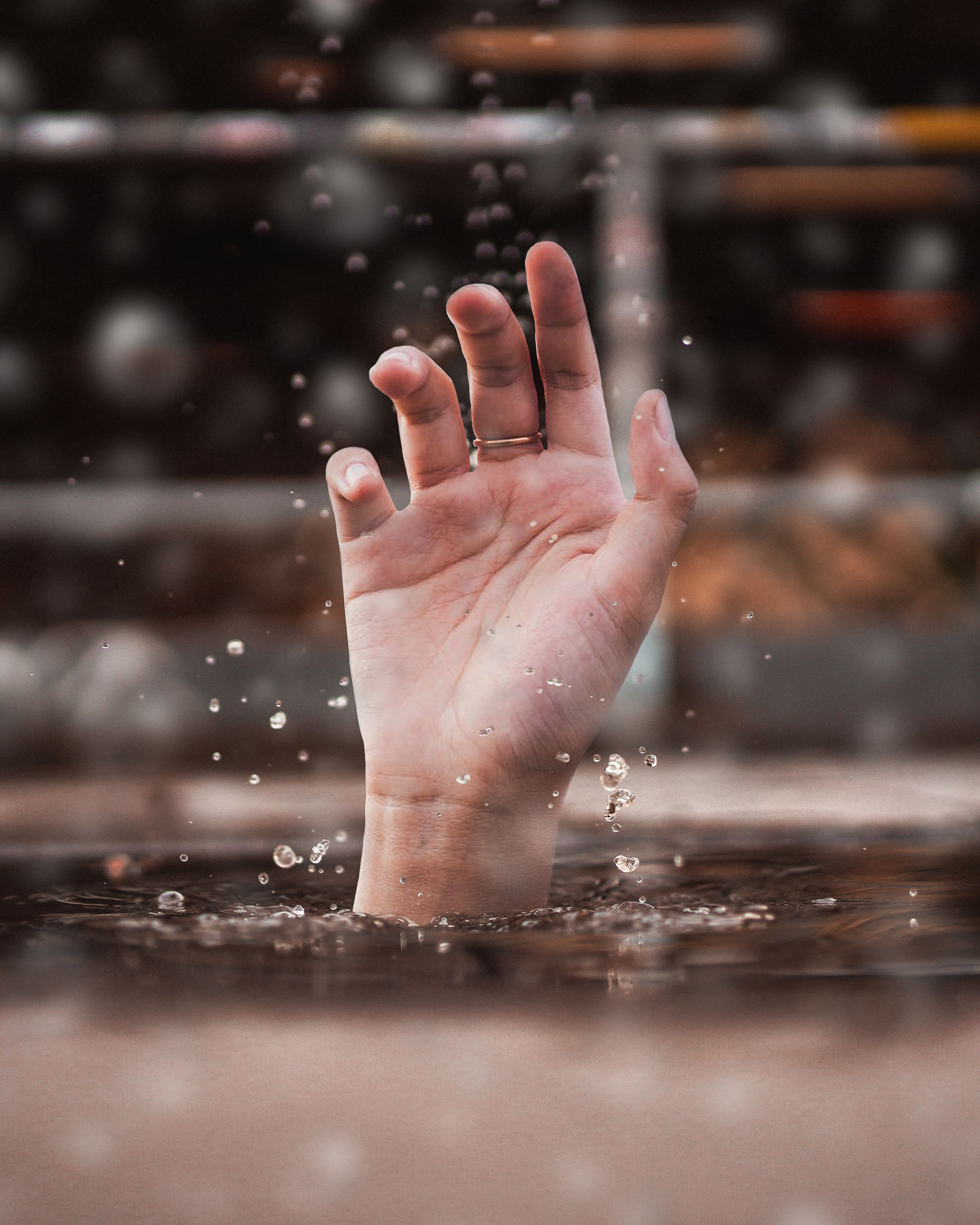 Person Drowning in Water · Free Stock Photo
