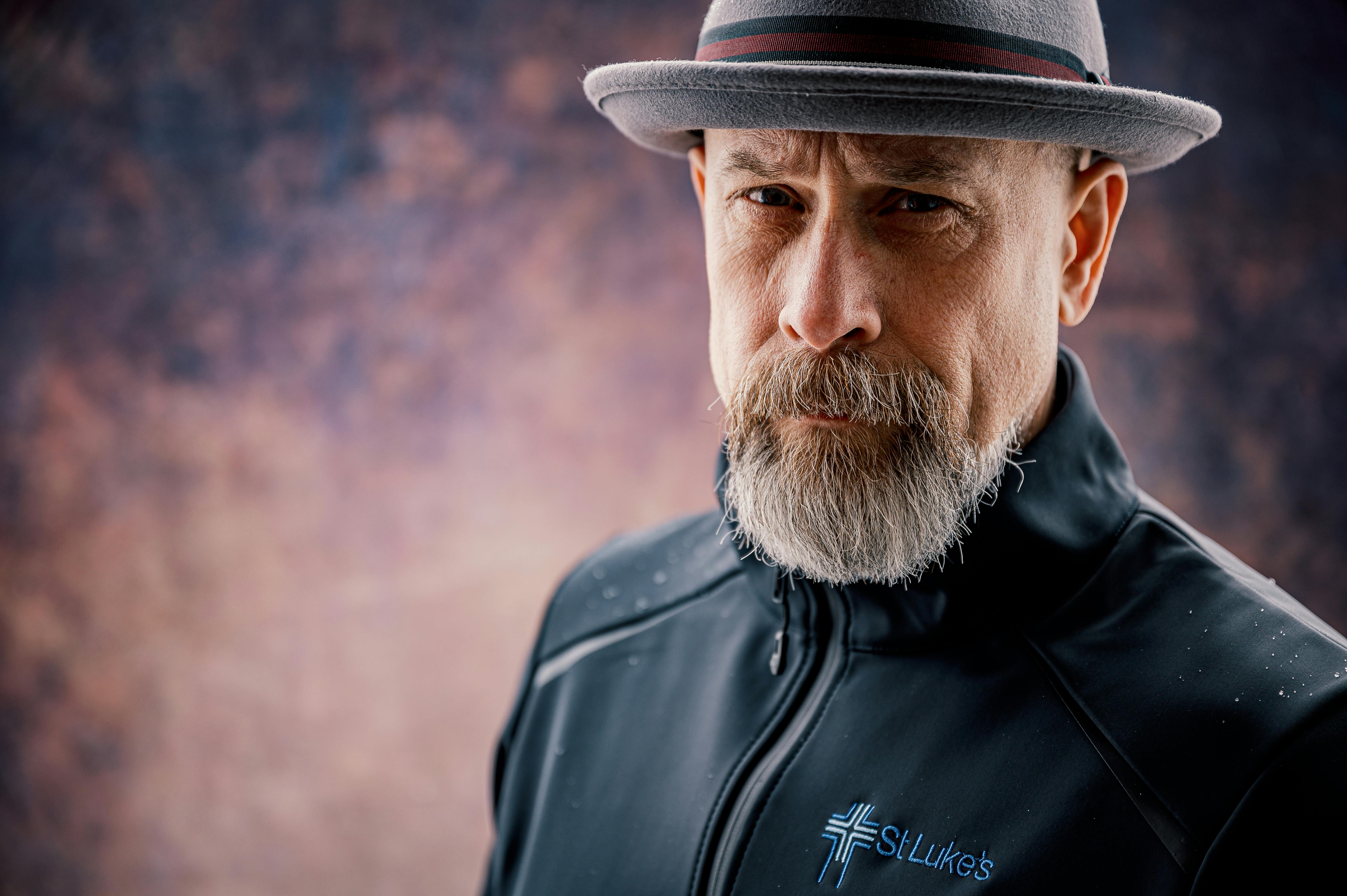 Bald Man with a Serious Facial Expression · Free Stock Photo