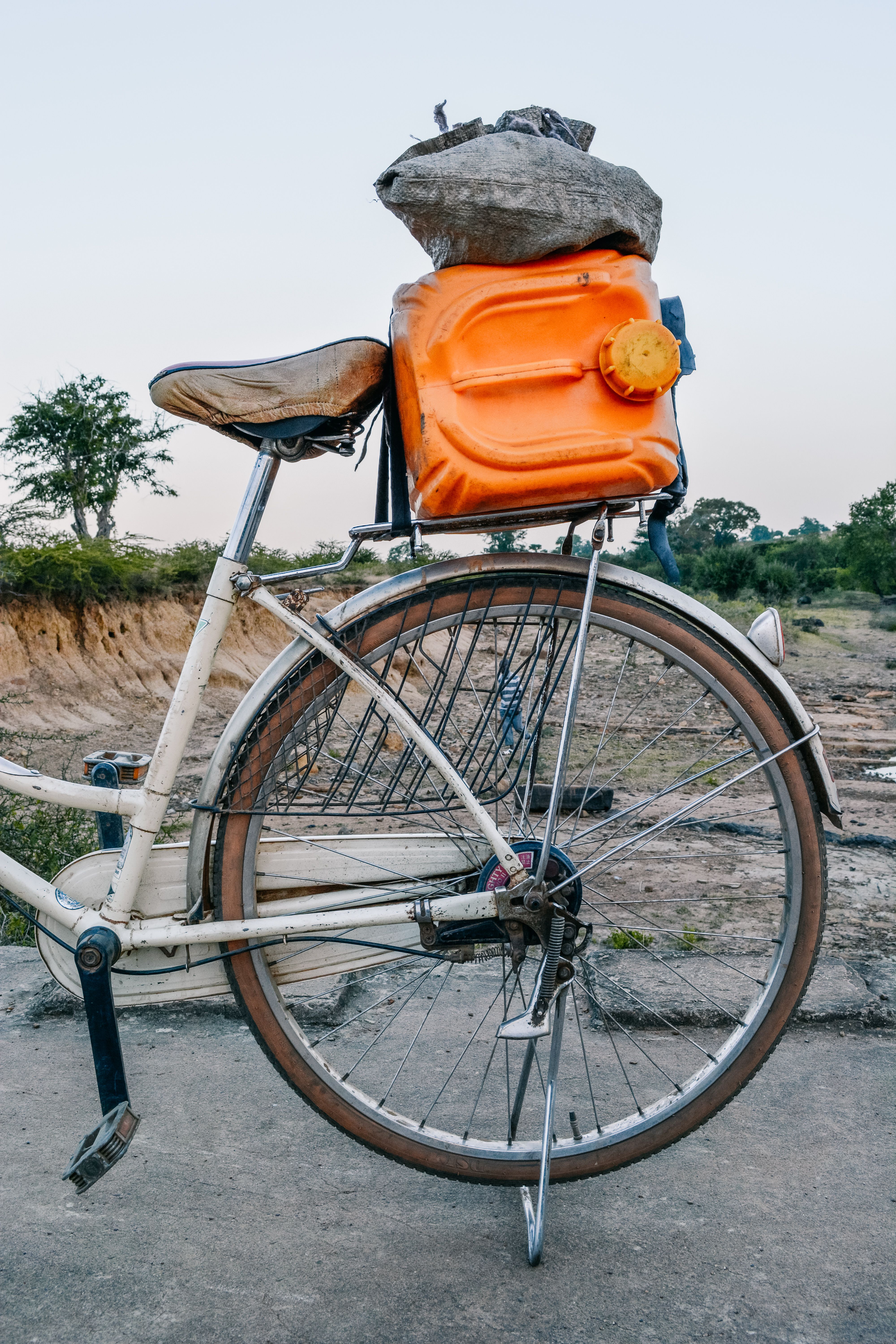 Water Container on a Bicycle · Free Stock Photo