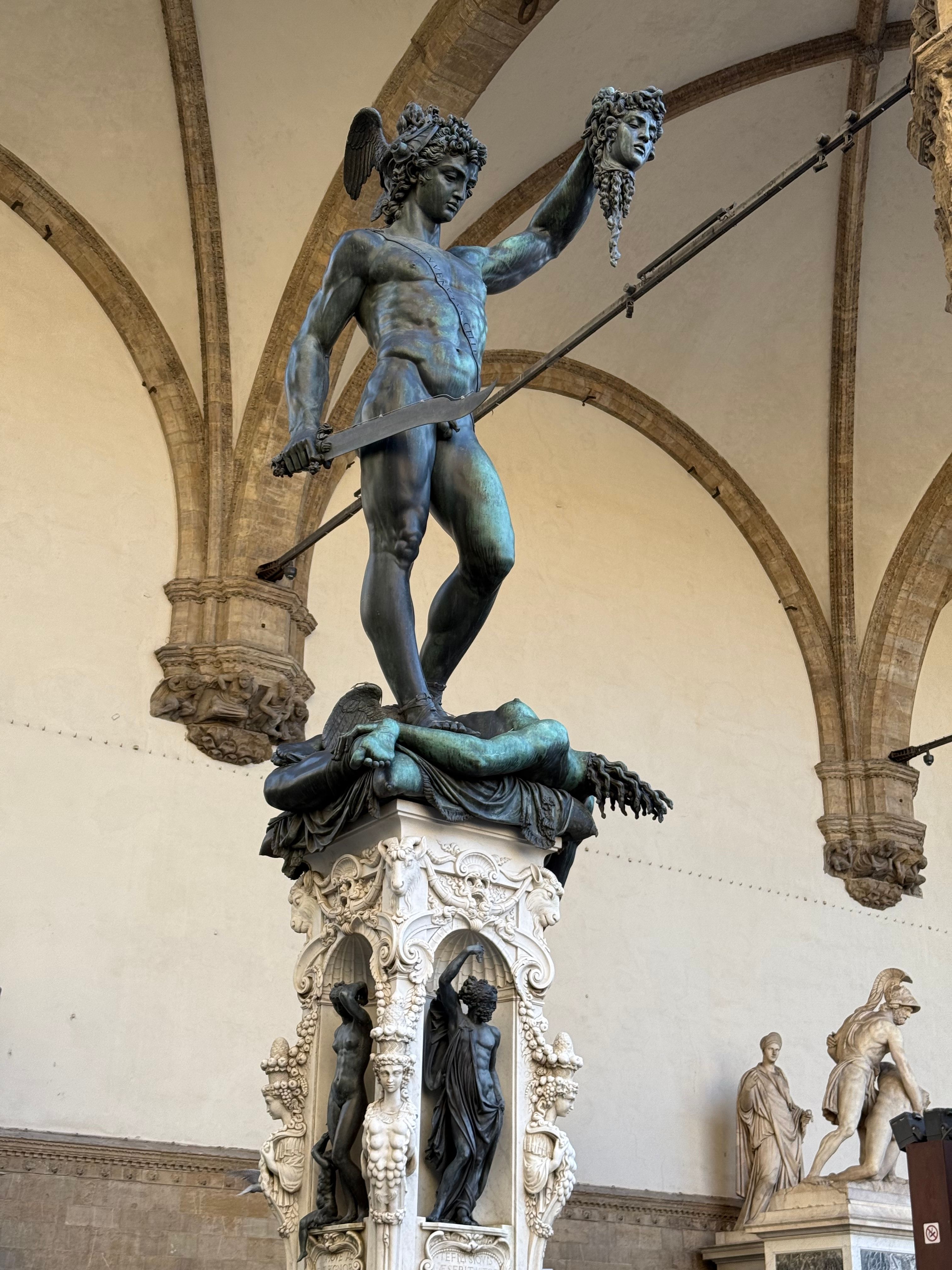 Ancient Sculpture of a Perseus · Free Stock Photo