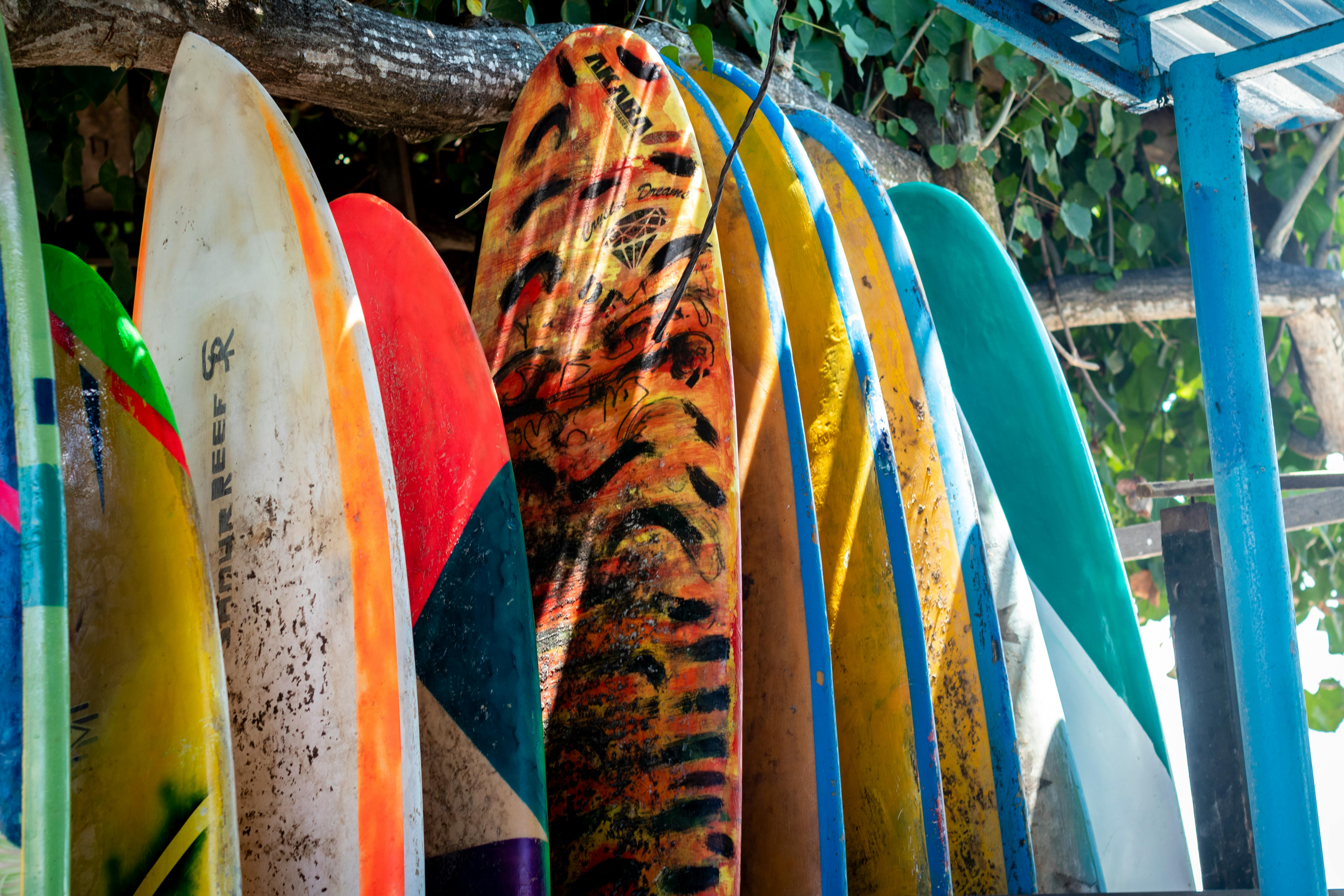 Assorted Colors Of Surfboard · Free Stock Photo