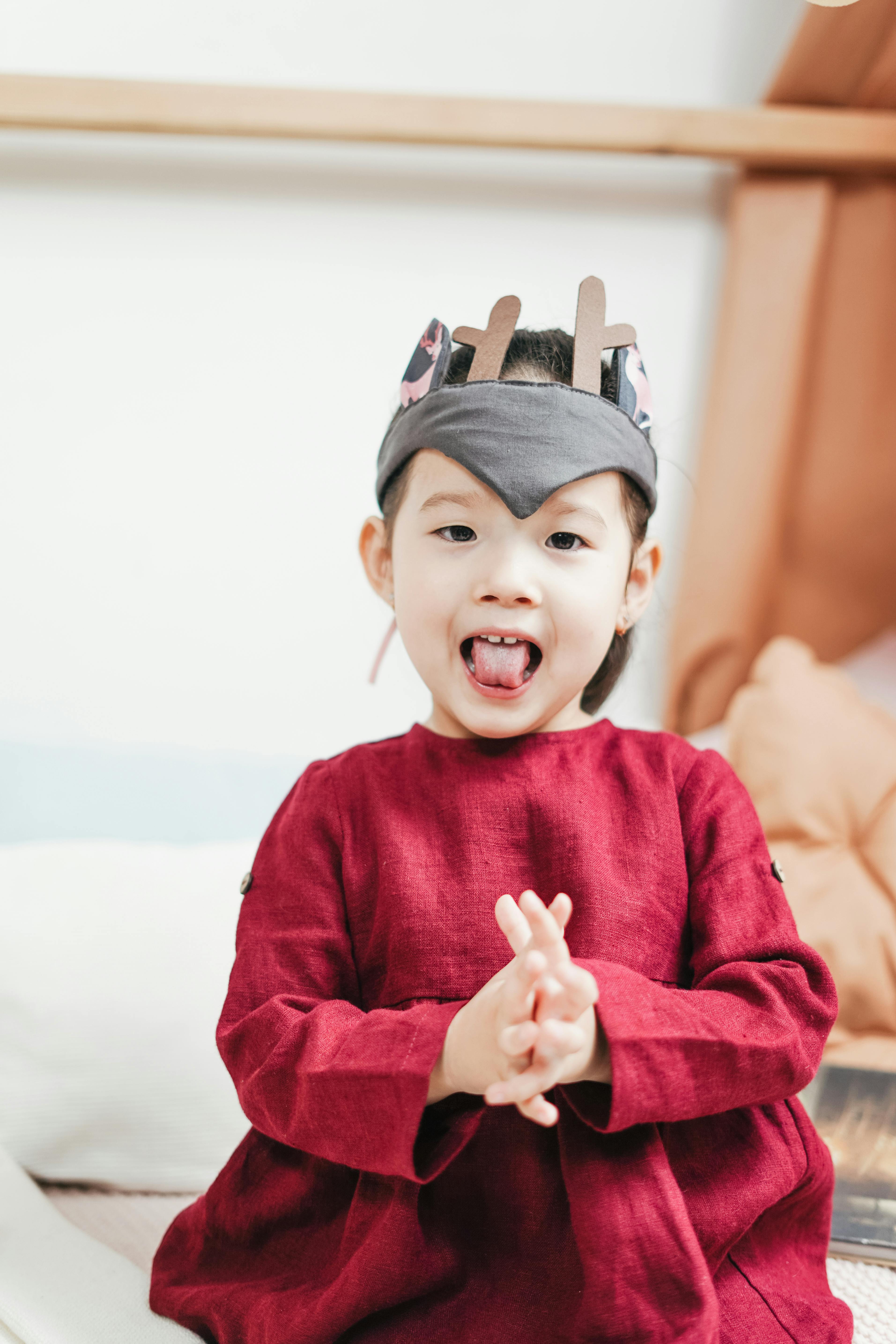 Photo of Kid Wearing Red Dress · Free Stock Photo