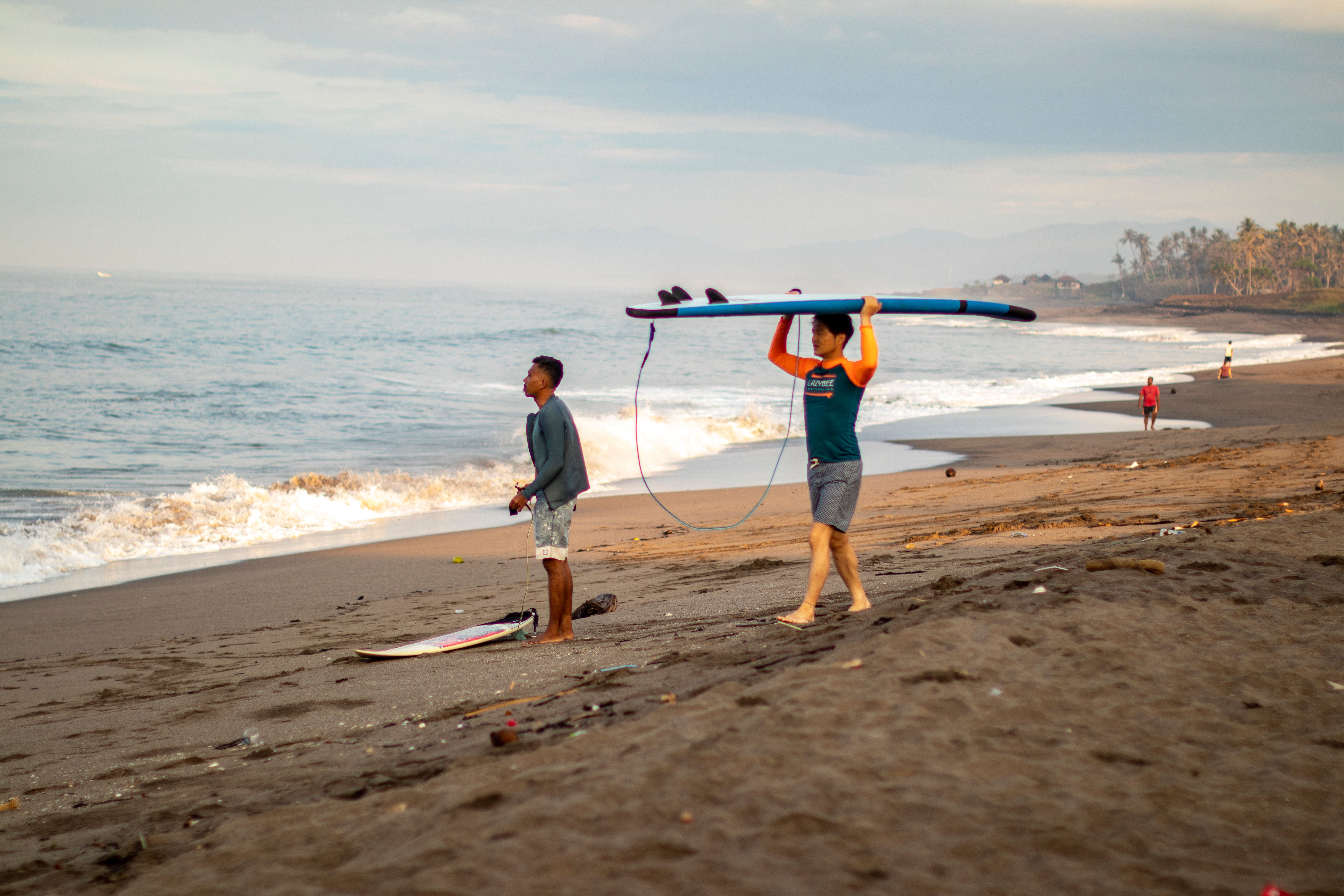 Men With Surfboards Standing By The Shore · Free Stock Photo