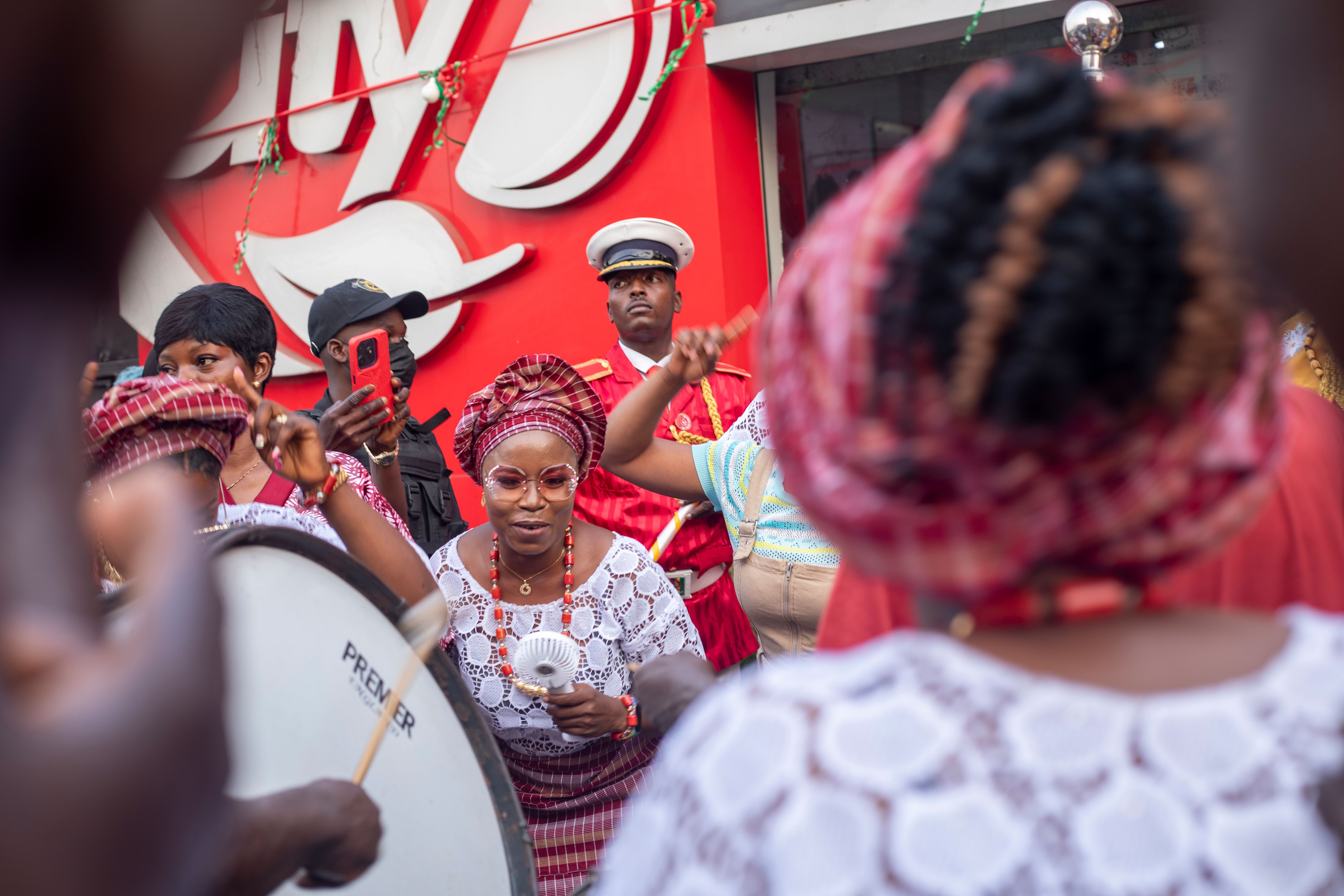 Vibrant Cultural Street Parade in Lagos, Nigeria · Free Stock Photo