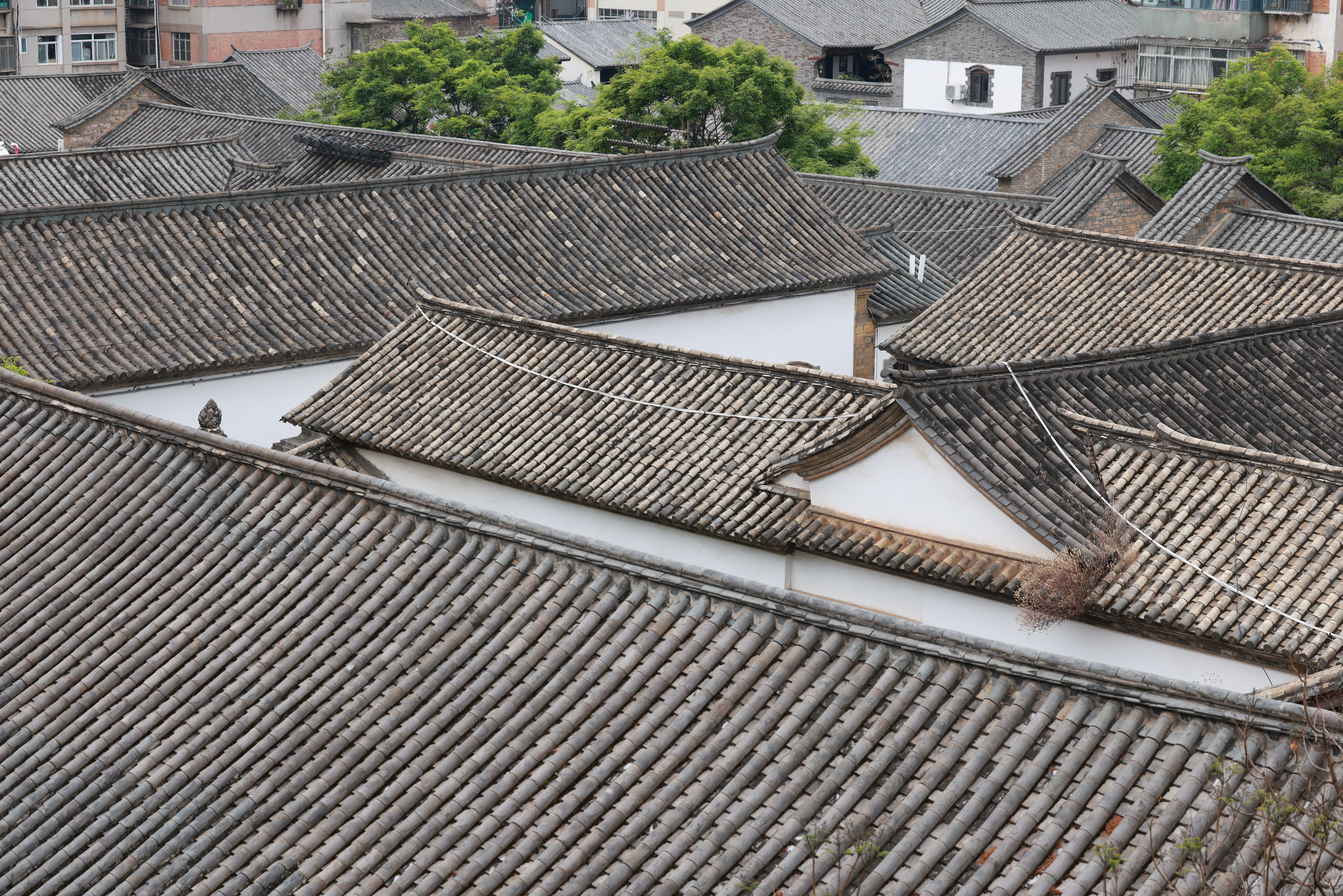 Traditional Chinese Rooftops Overhead View · Free Stock Photo