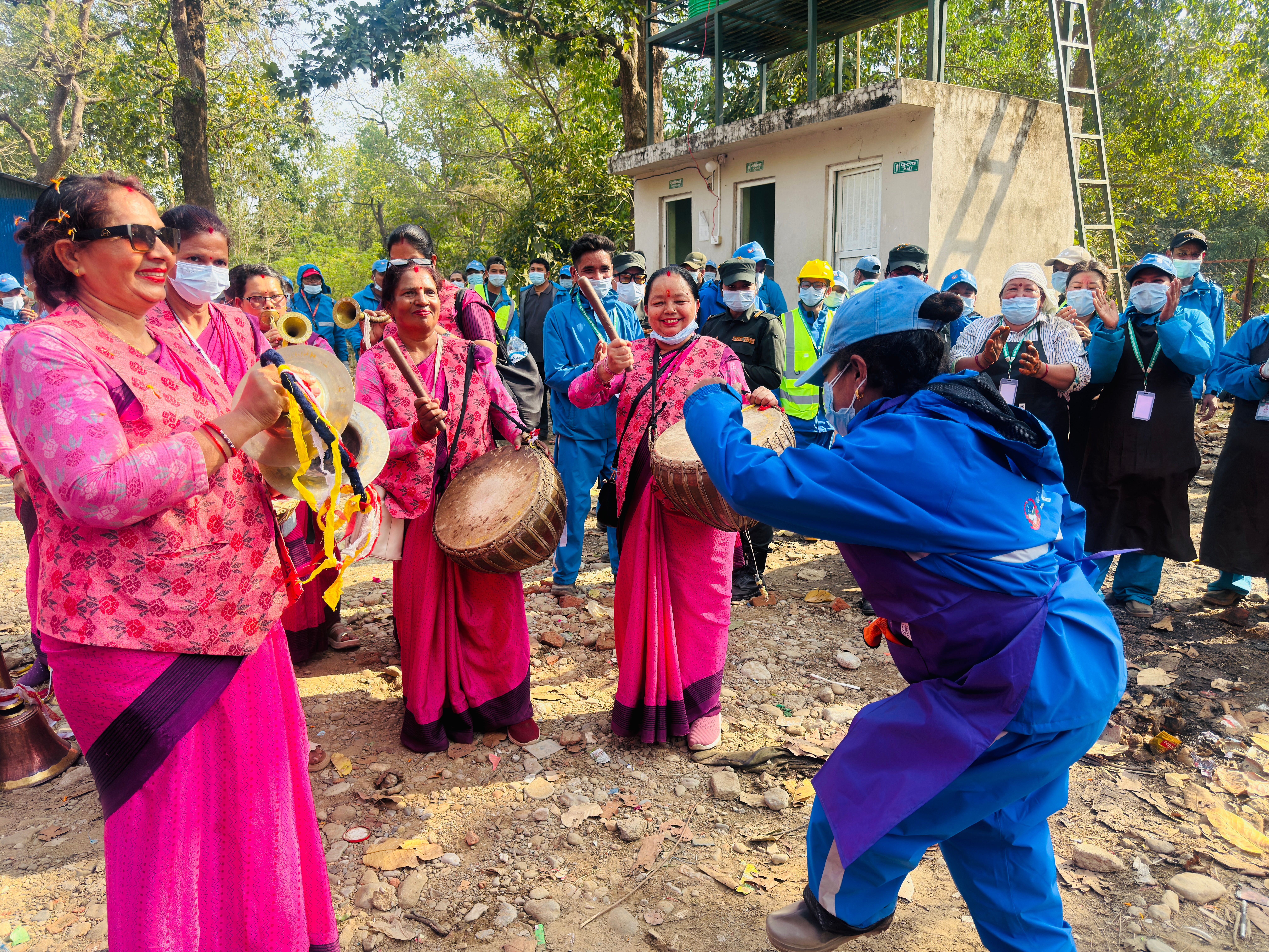 Cultural Celebration with Traditional Nepali Instruments · Free Stock Photo