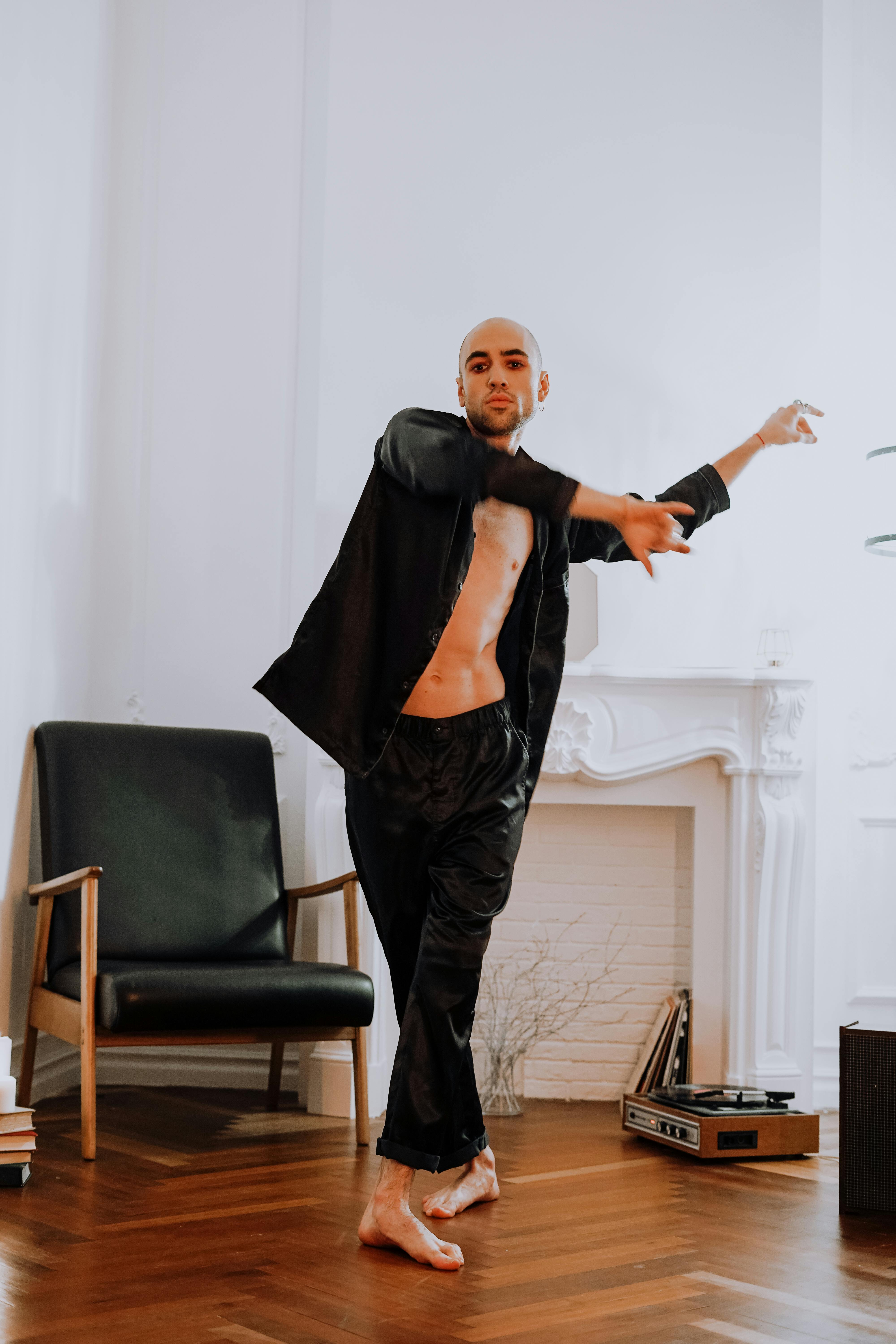 Man Break Dancing on Hallway · Free Stock Photo