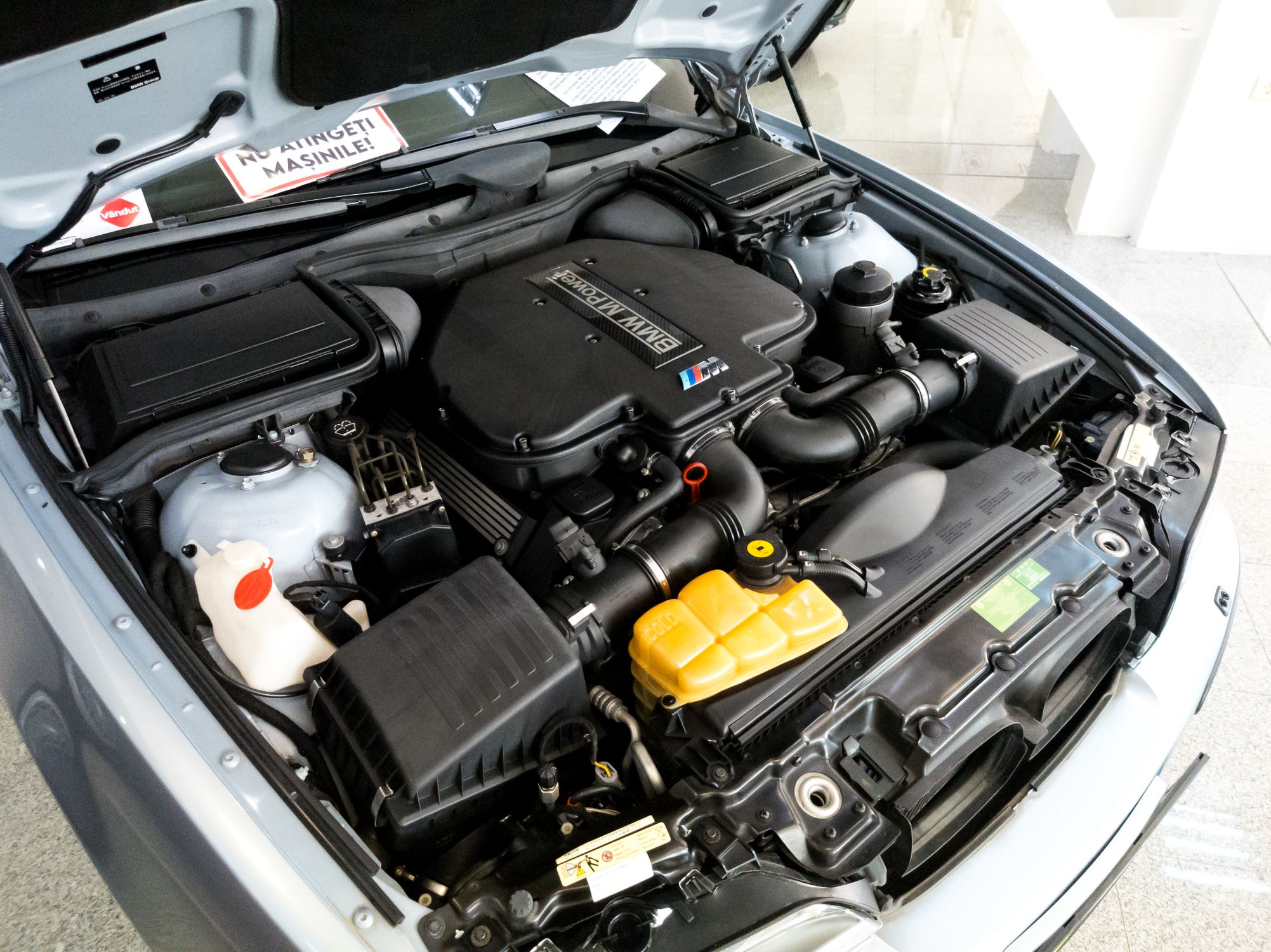 Open Car Engine with Detailed View · Free Stock Photo