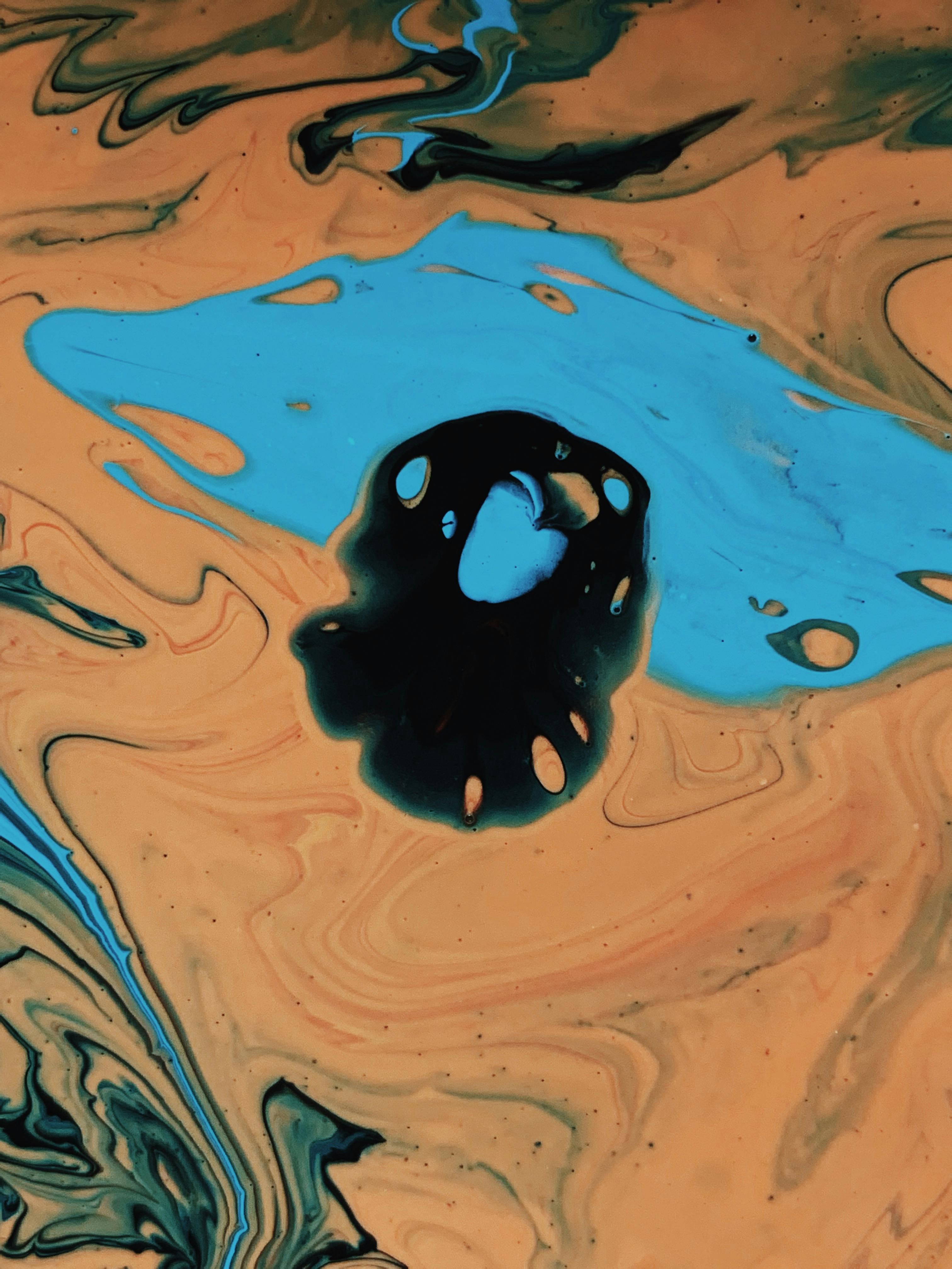 Liquid Abstract Painting · Free Stock Photo