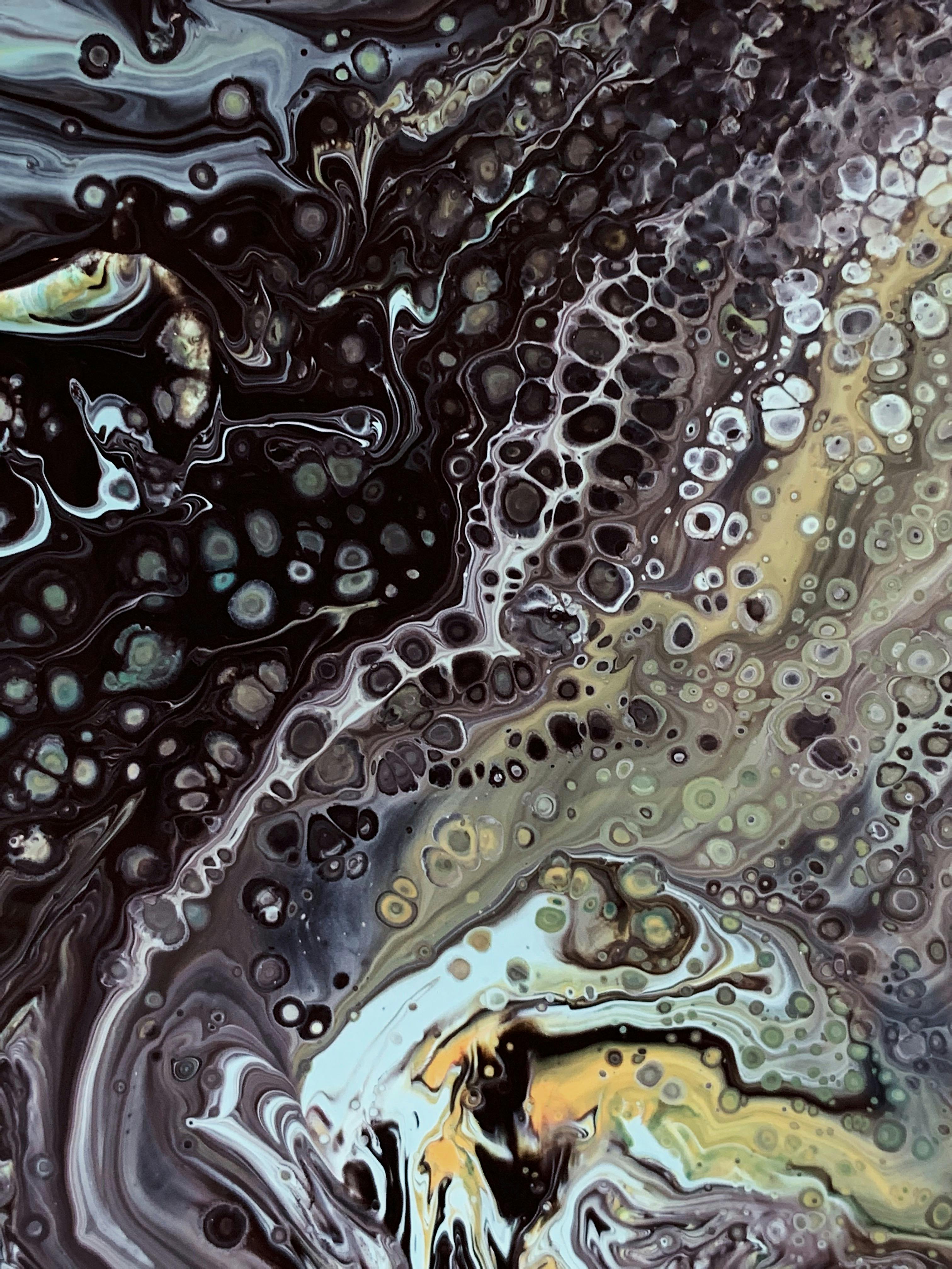 Black Abstract Painting · Free Stock Photo