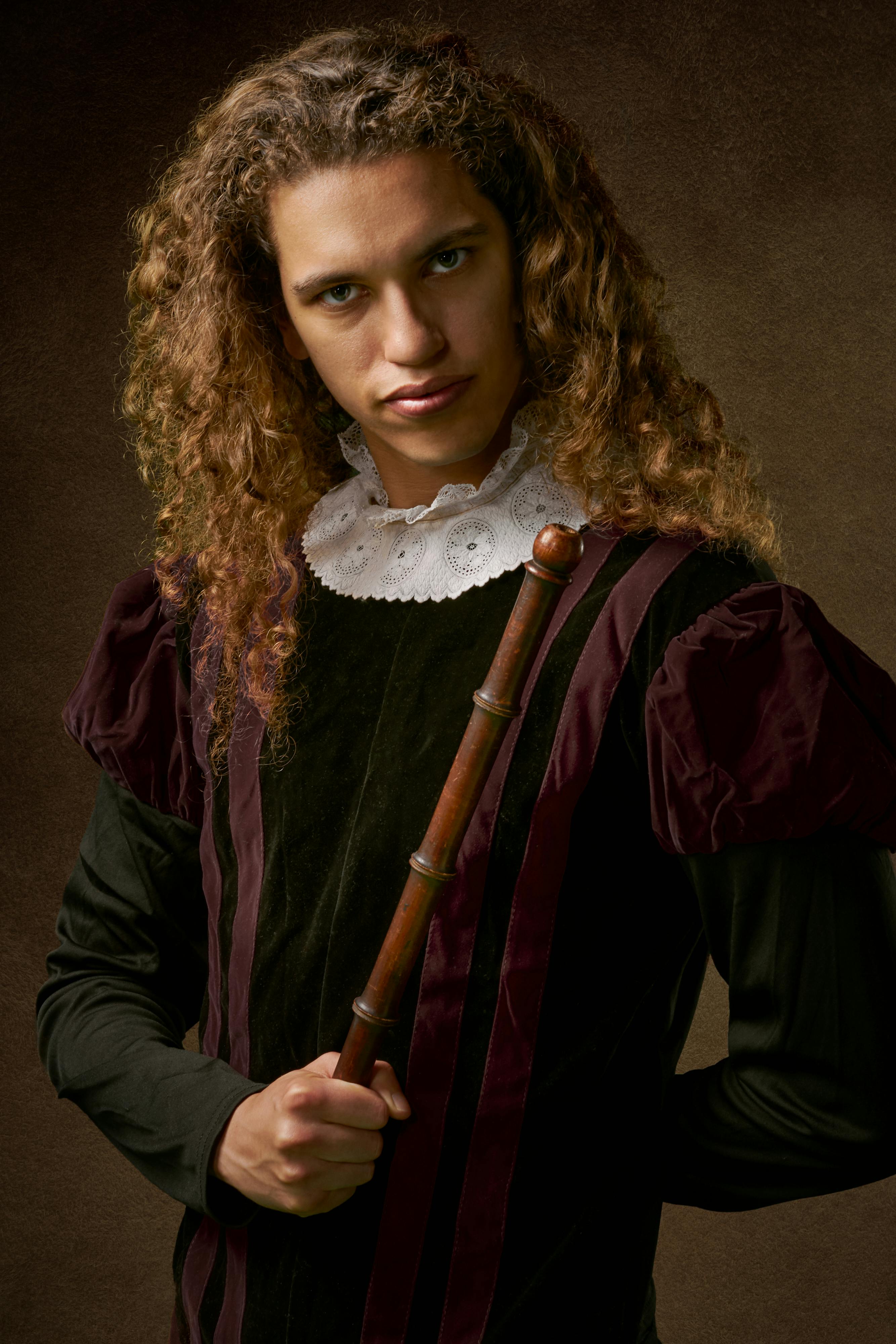 Handsome man in traditional clothes looking at camera · Free Stock Photo