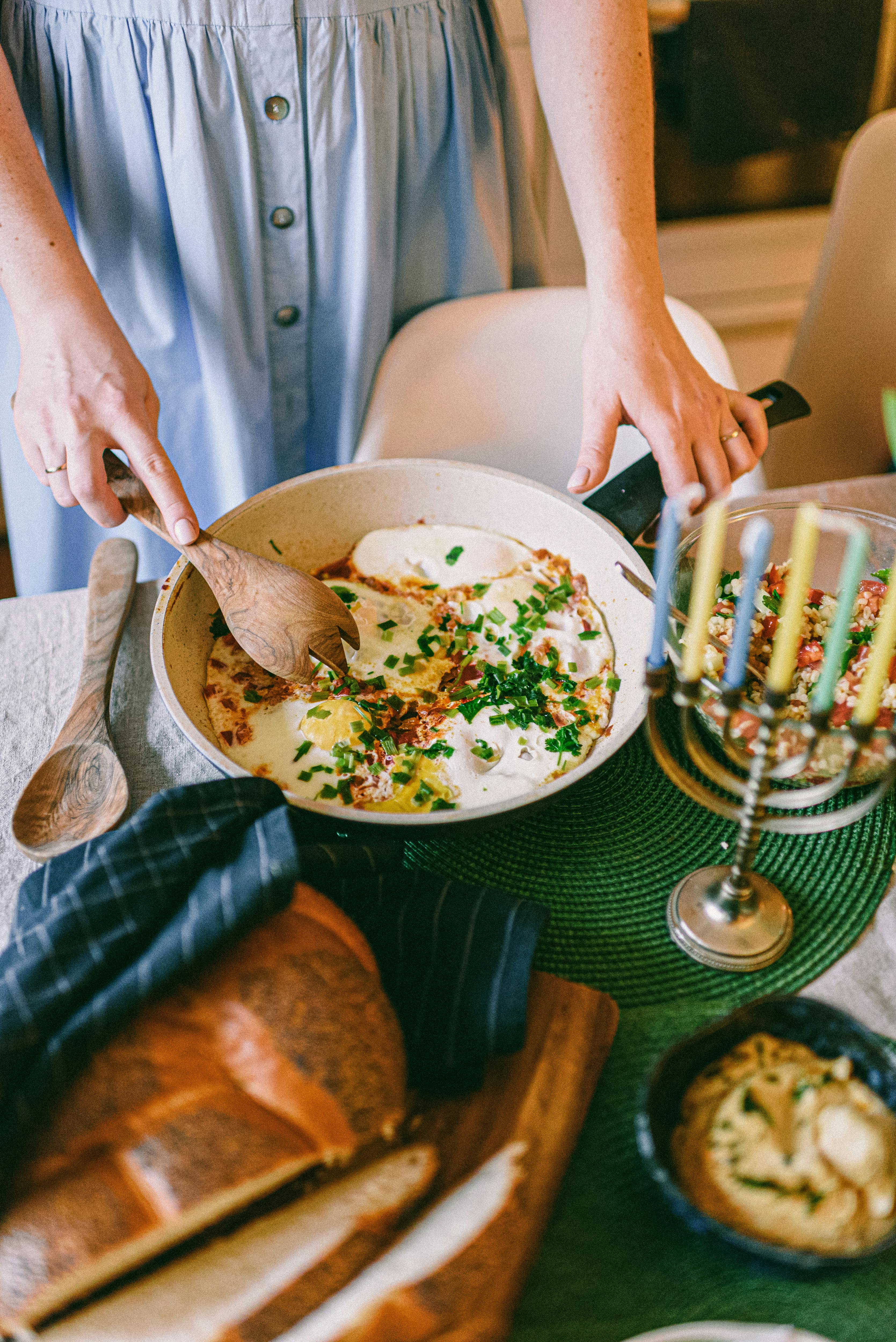 Person Holding A Frying Pan · Free Stock Photo