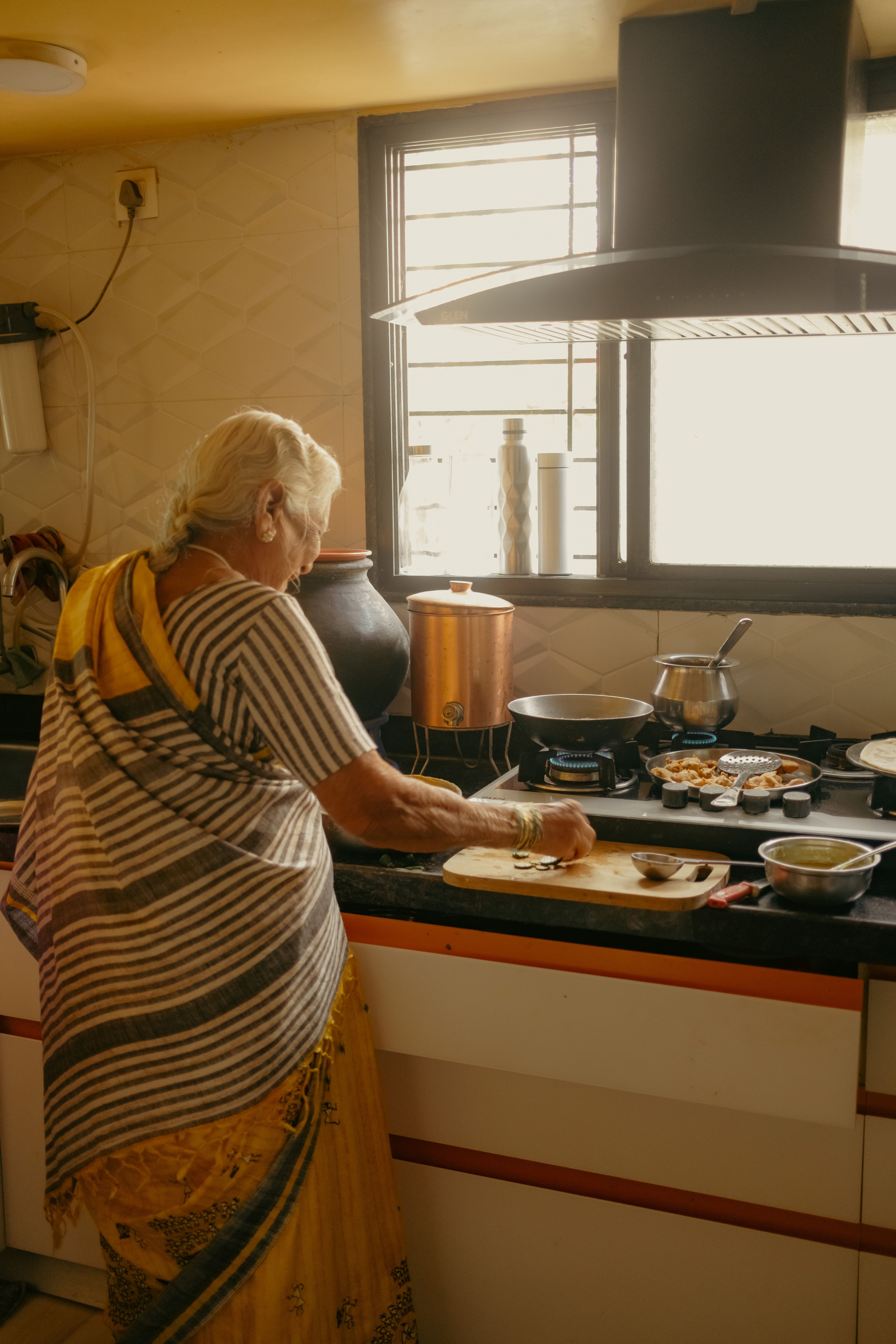 Traditional Indian Kitchen with Cooking Utensils · Free Stock Photo