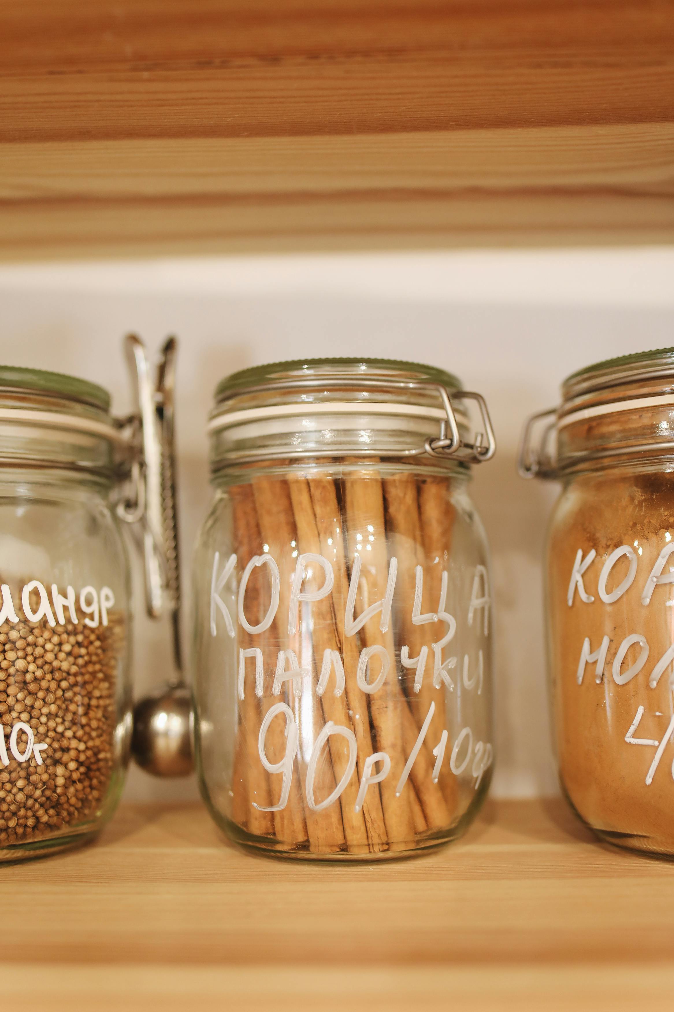 Cinnamon Sticks in Glass Jar · Free Stock Photo
