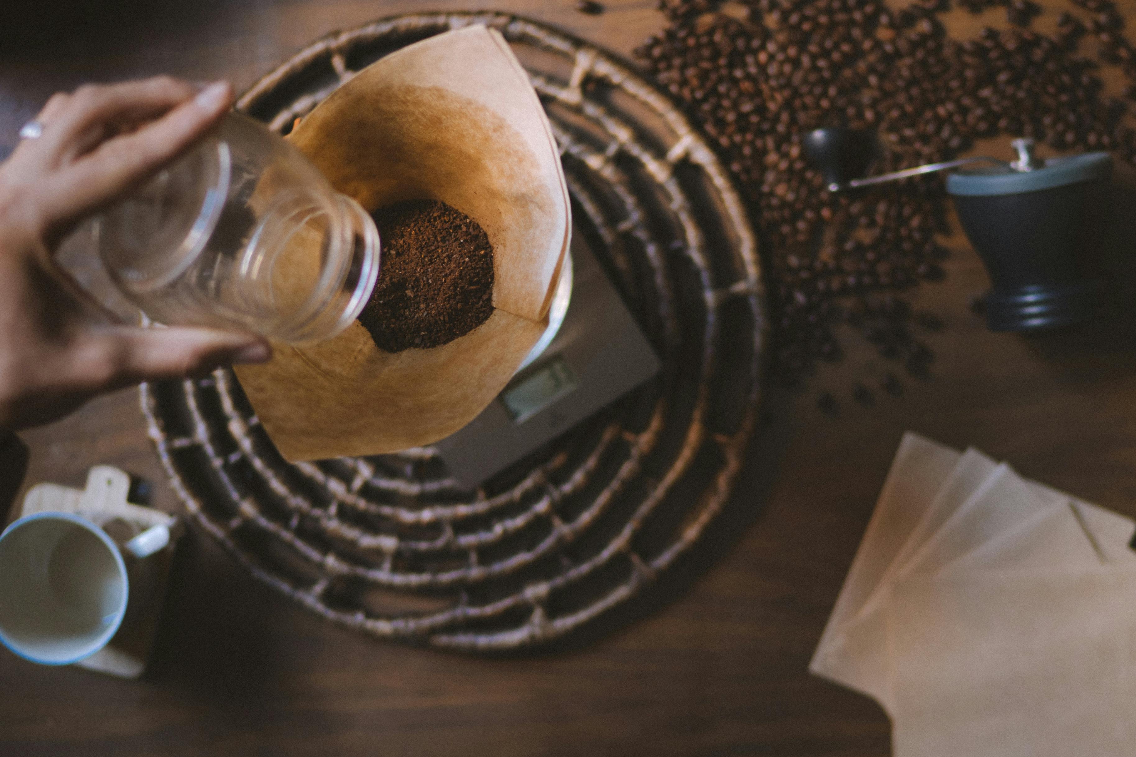 A Person Roasting Coffee Beans · Free Stock Photo