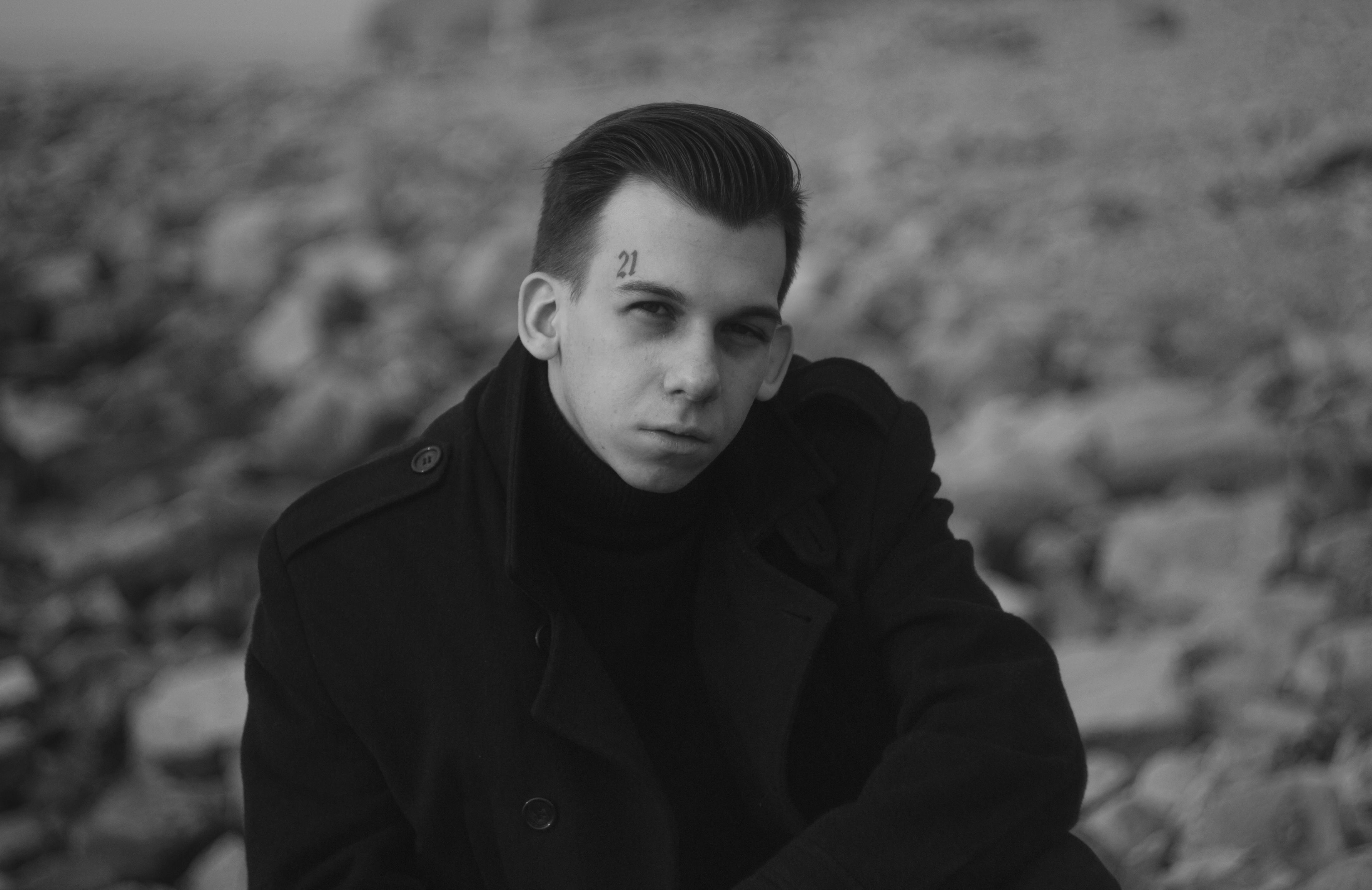 Left Hand of a Man in Grayscale Photography · Free Stock Photo