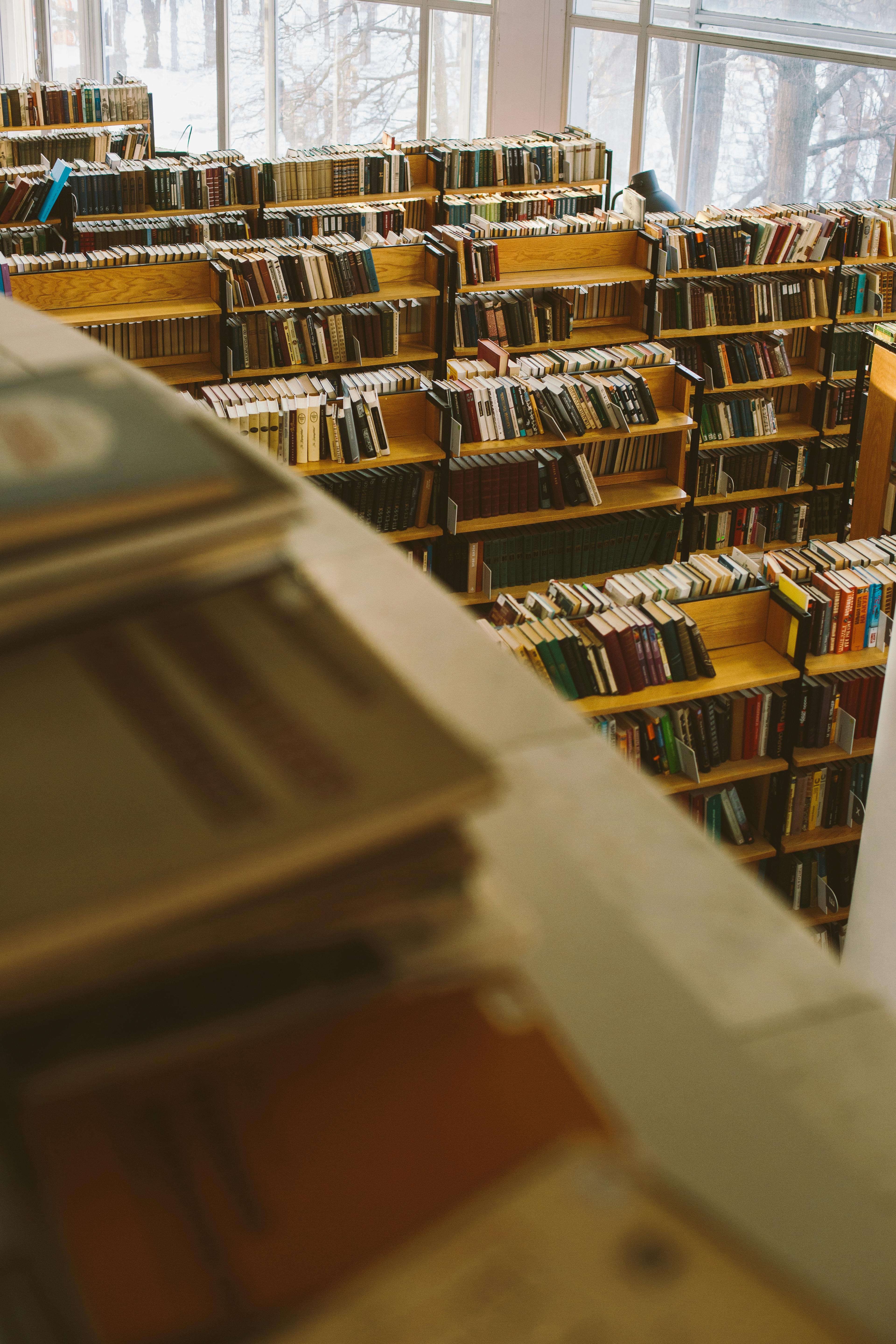Books in Library · Free Stock Photo