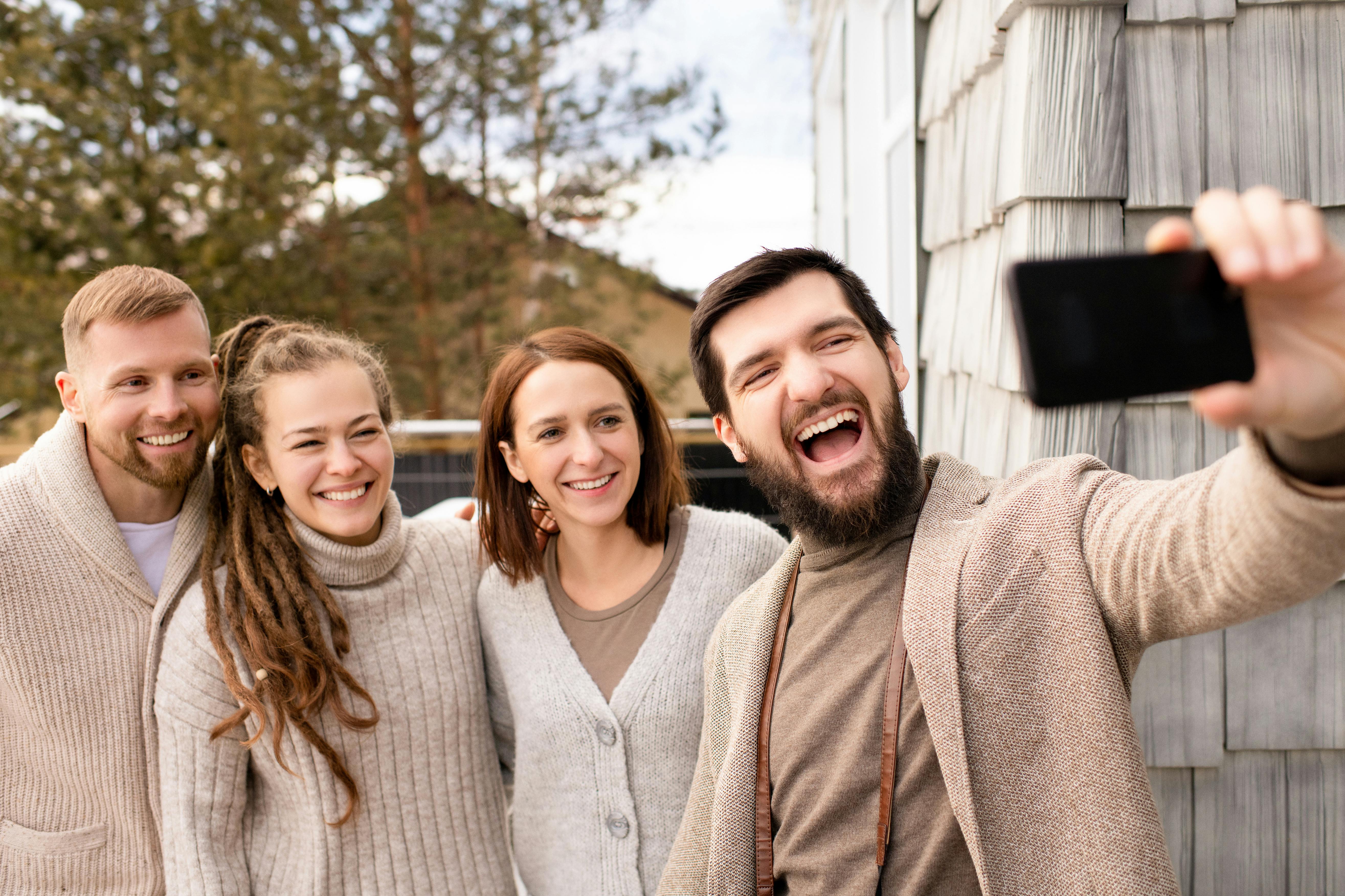 People Smiling For A Photo · Free Stock Photo