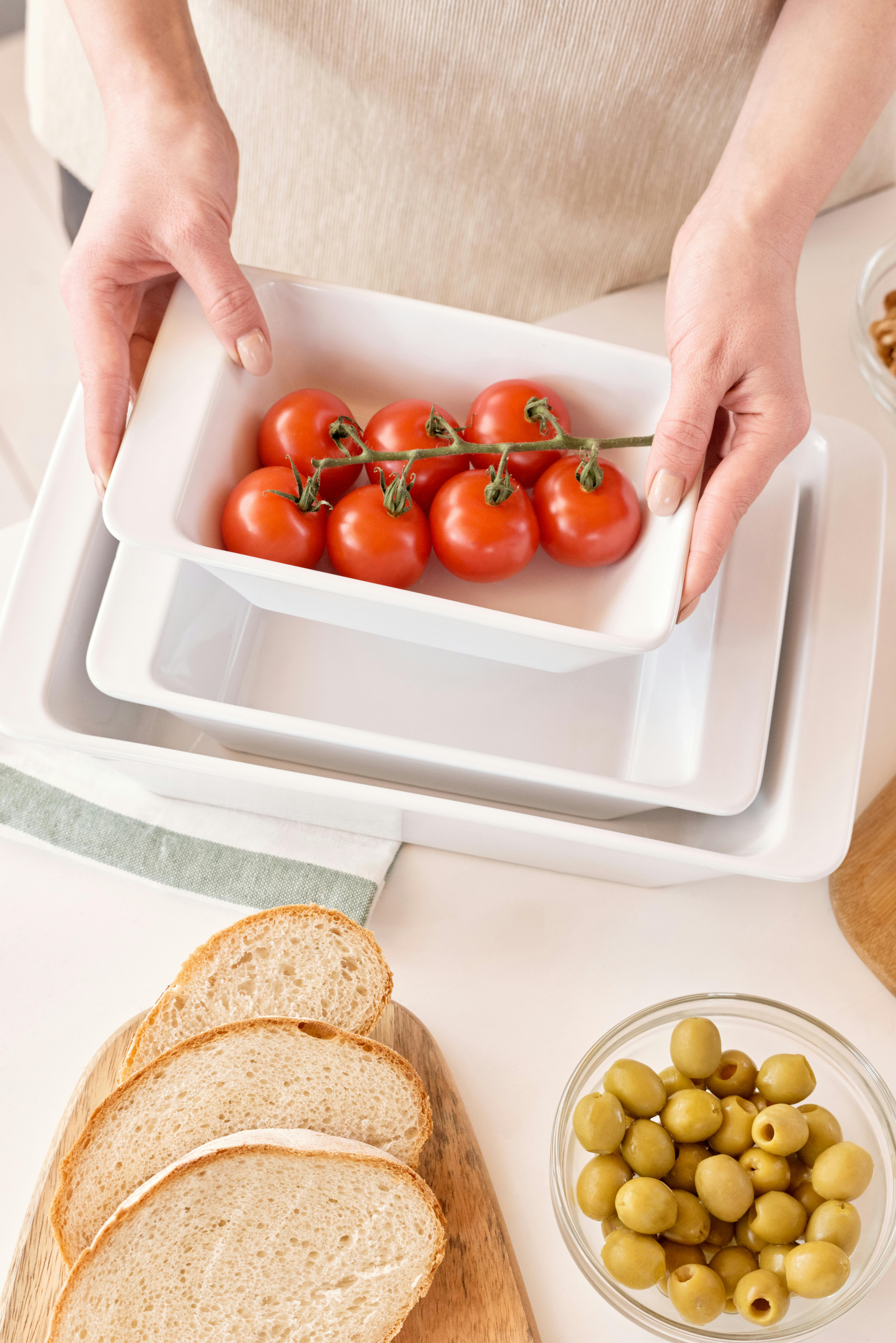 White Ceramic Trays · Free Stock Photo