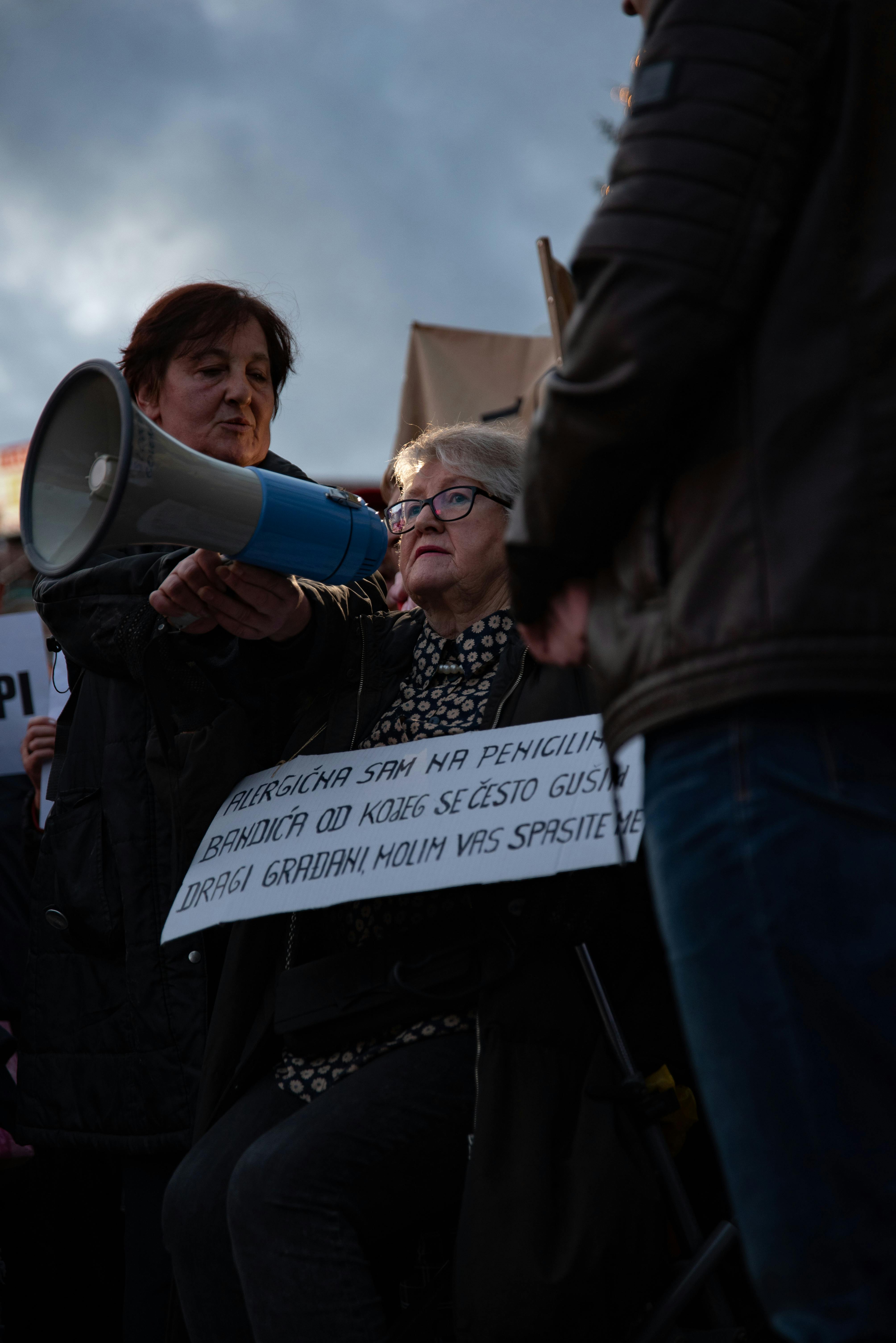 Photo of Elderly Women at the Protest · Free Stock Photo