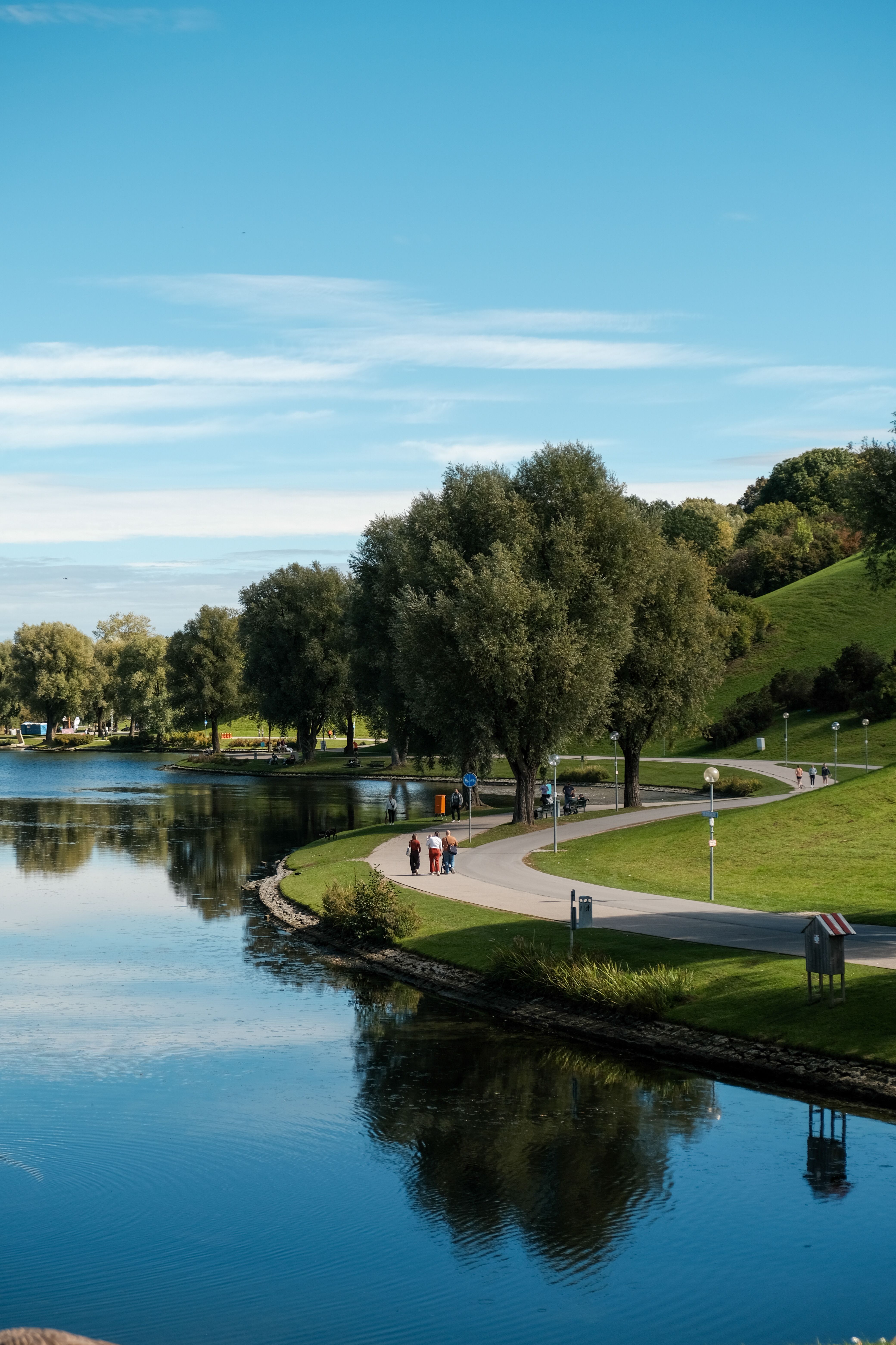 Scenic Pathway at Olympia Park, Munich · Free Stock Photo