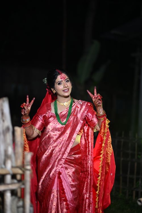 Traditional Indian Wedding Attire in Assam · Free Stock Photo