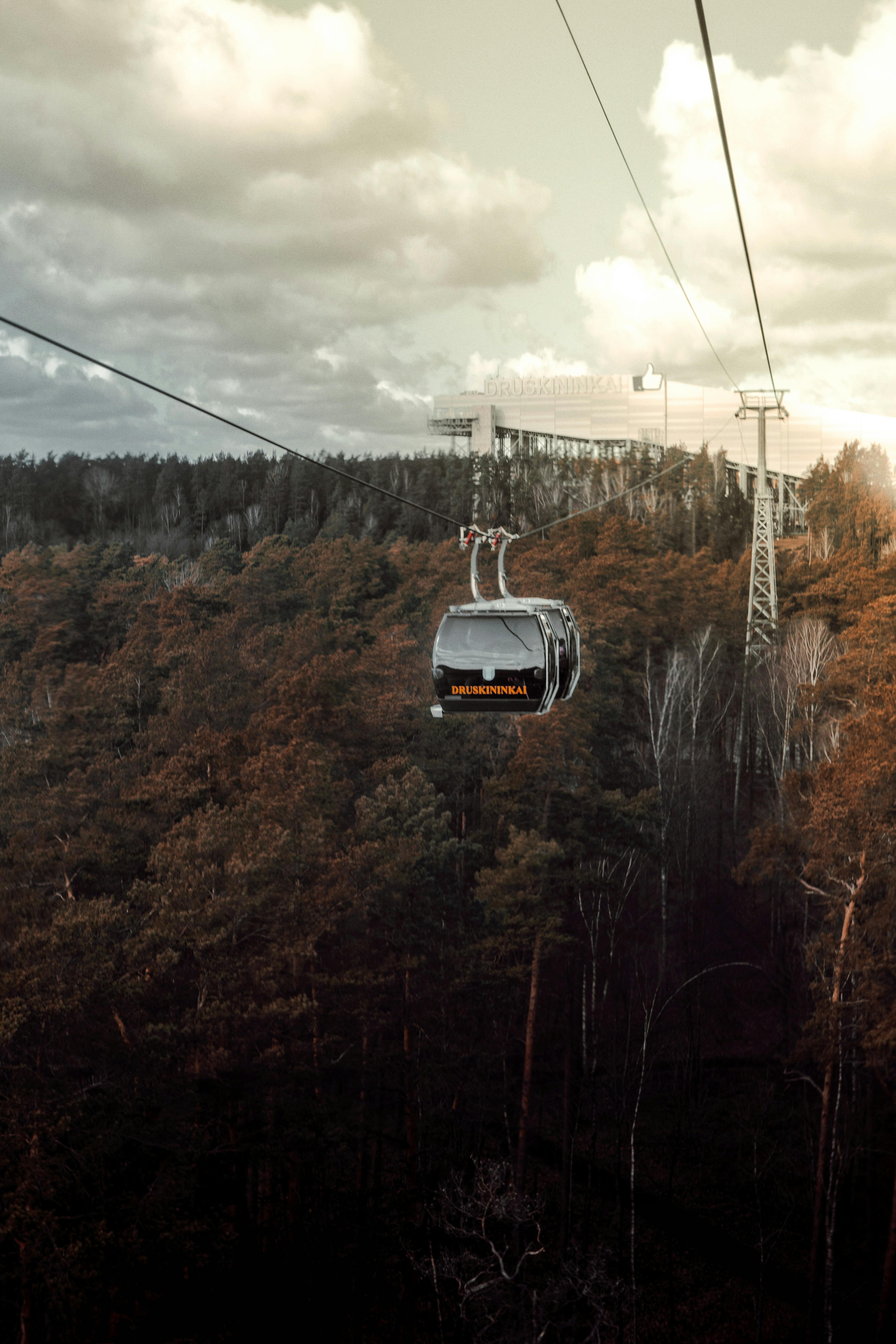 Cable Car in Forest · Free Stock Photo