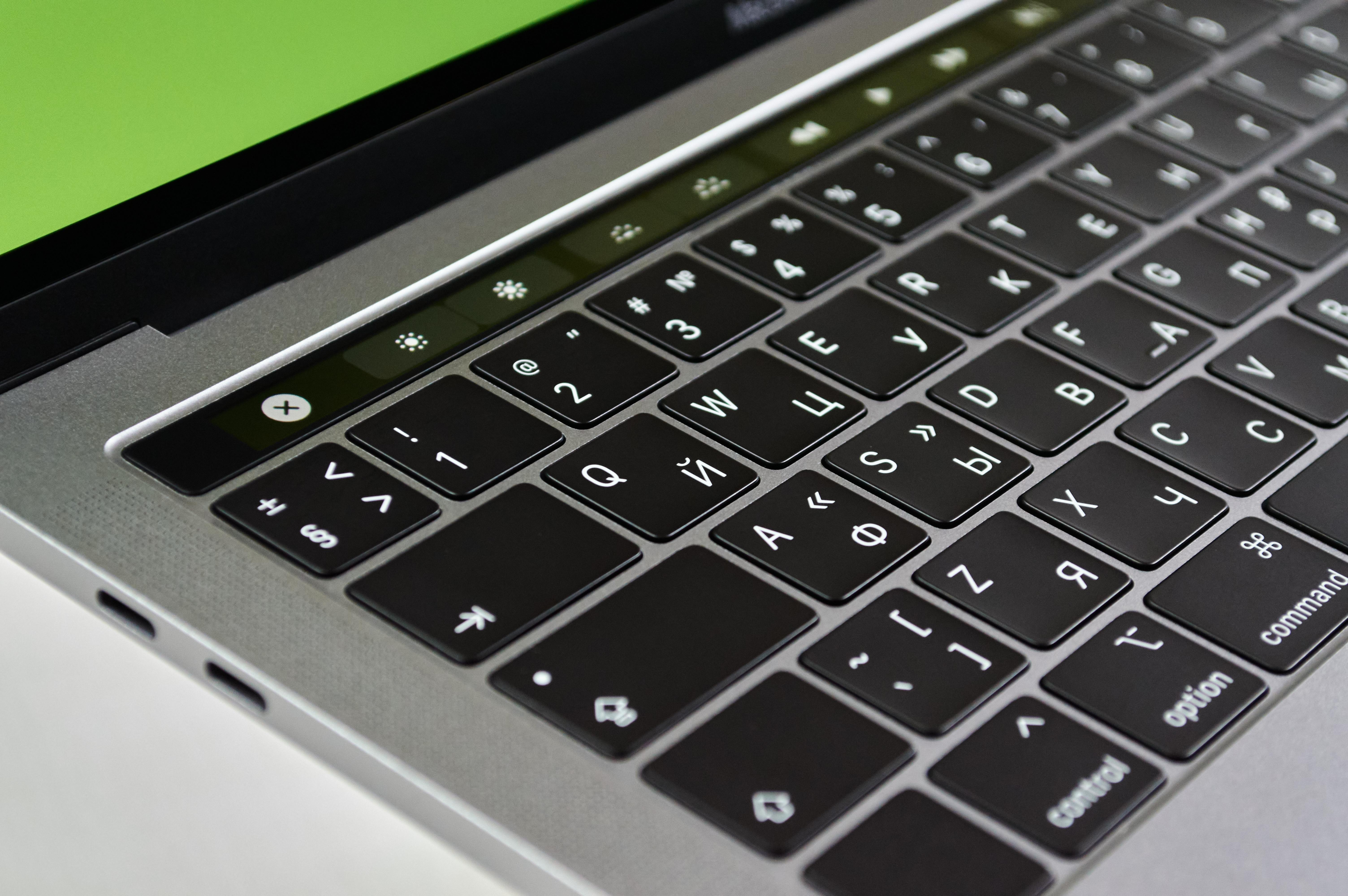Close-Up Photo of MacBook Keyboard · Free Stock Photo