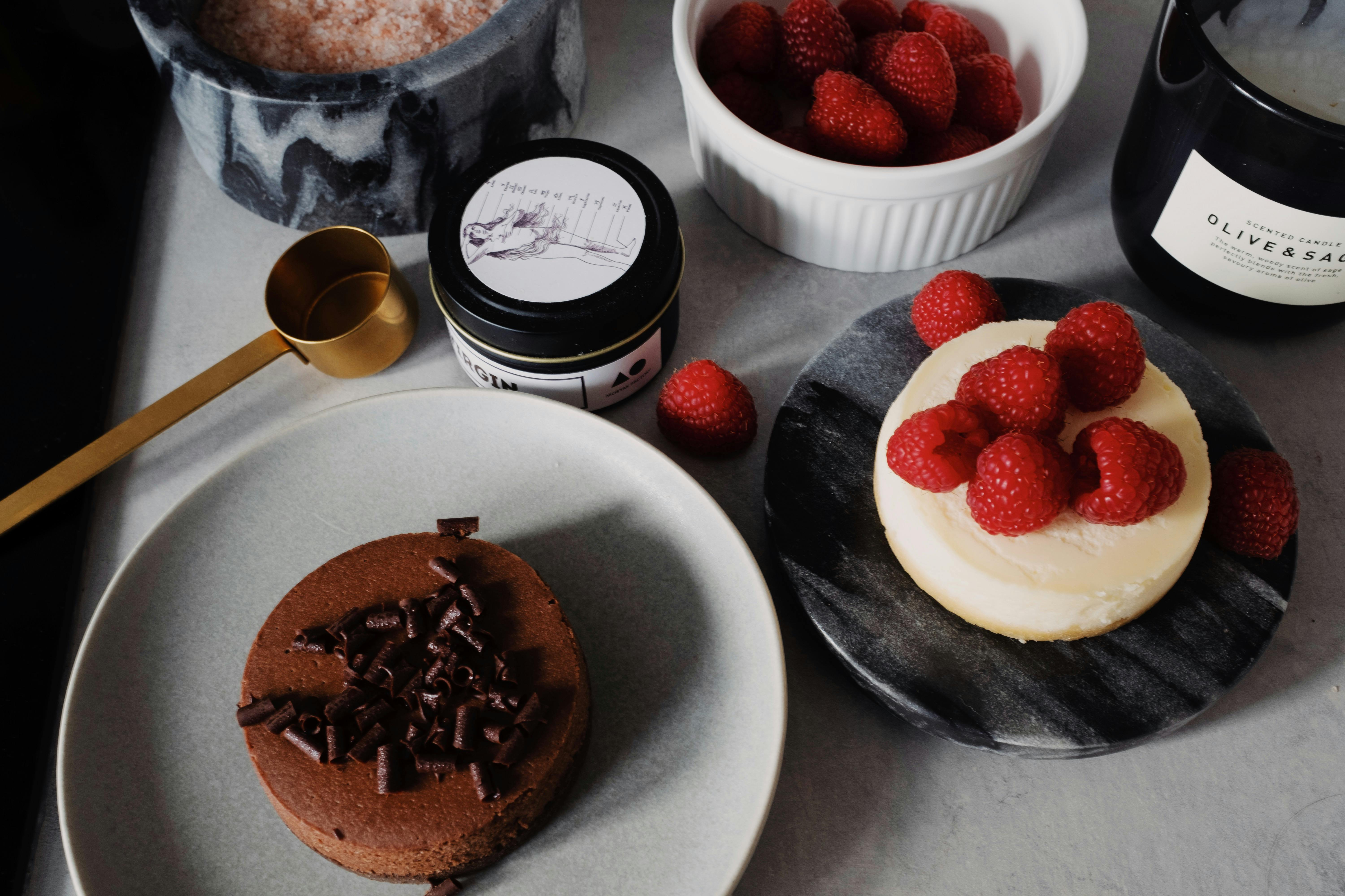 Chocolate Beside Raspberry · Free Stock Photo