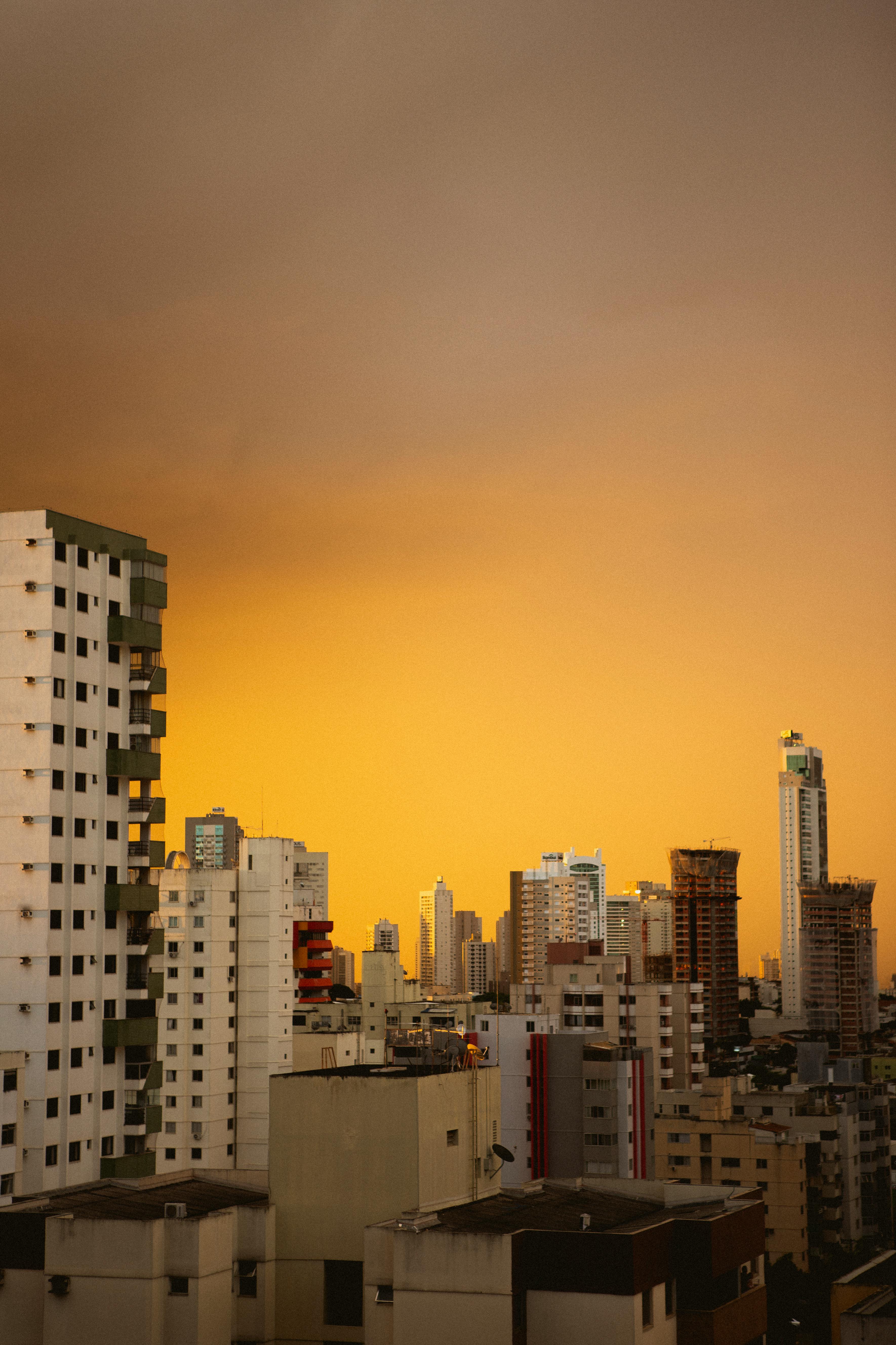 High Rise Buildings during Sunset · Free Stock Photo
