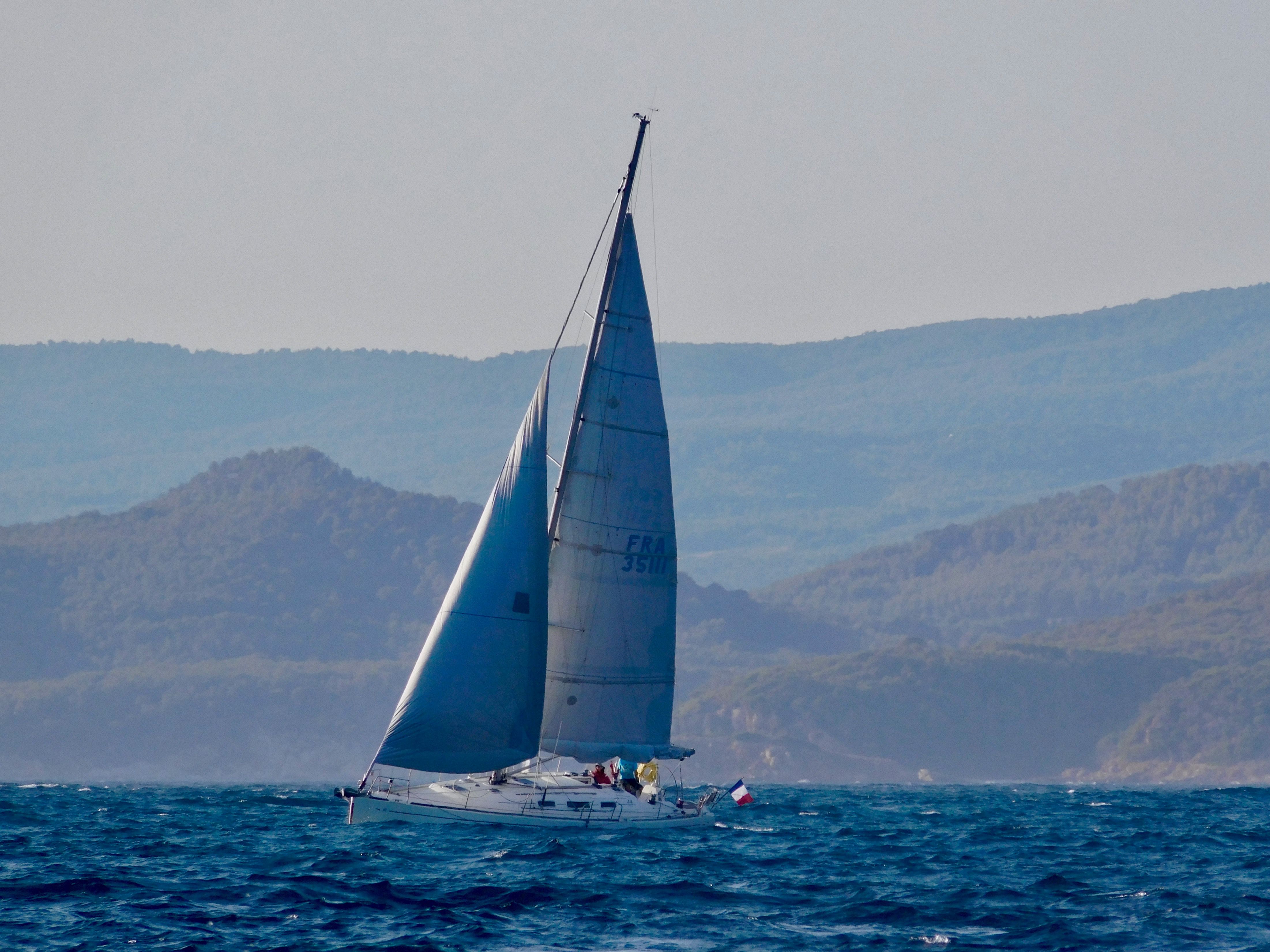 White Sailboat On Sea · Free Stock Photo