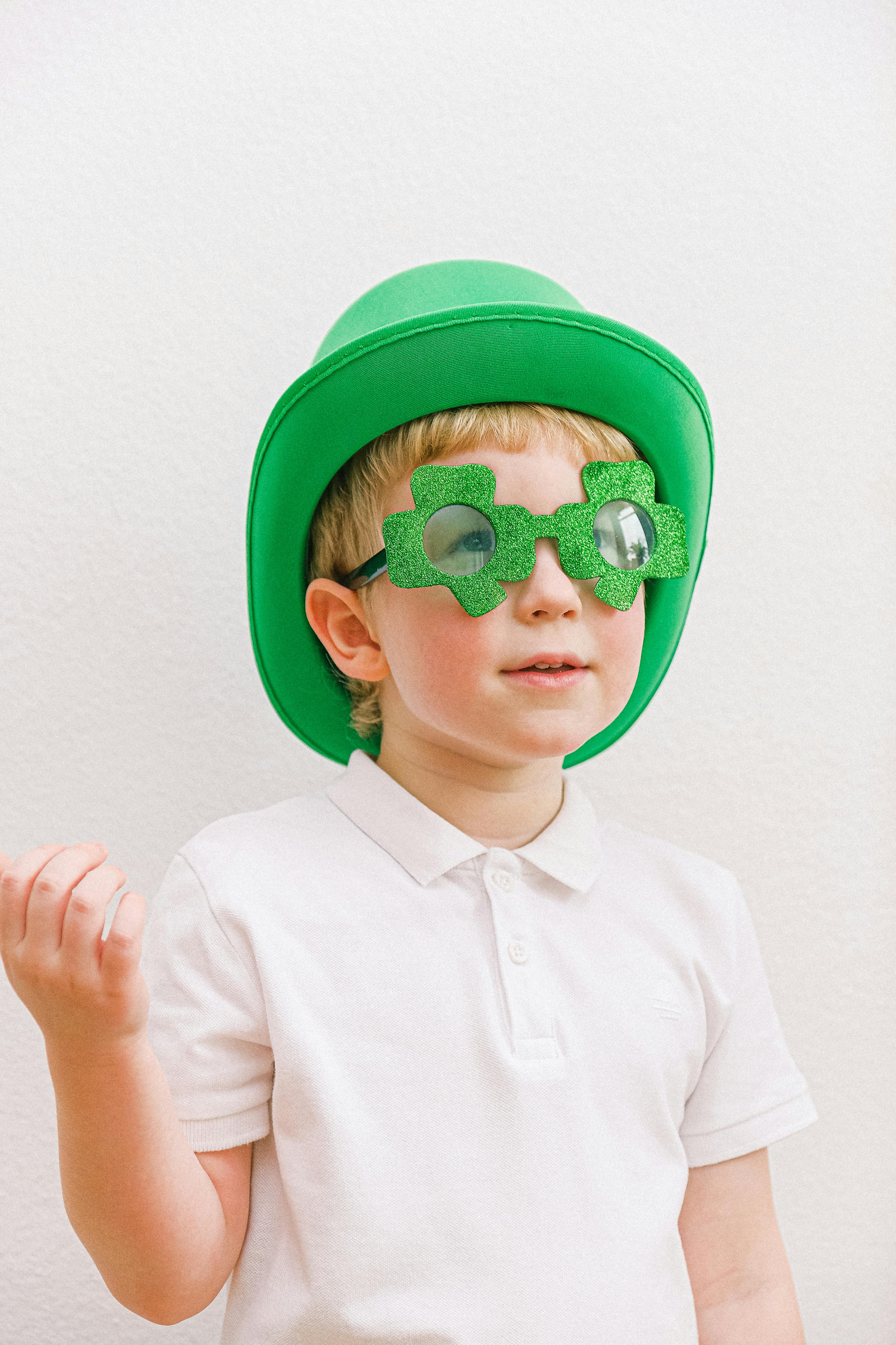 Boy in Saint Patricks Day Costume · Free Stock Photo