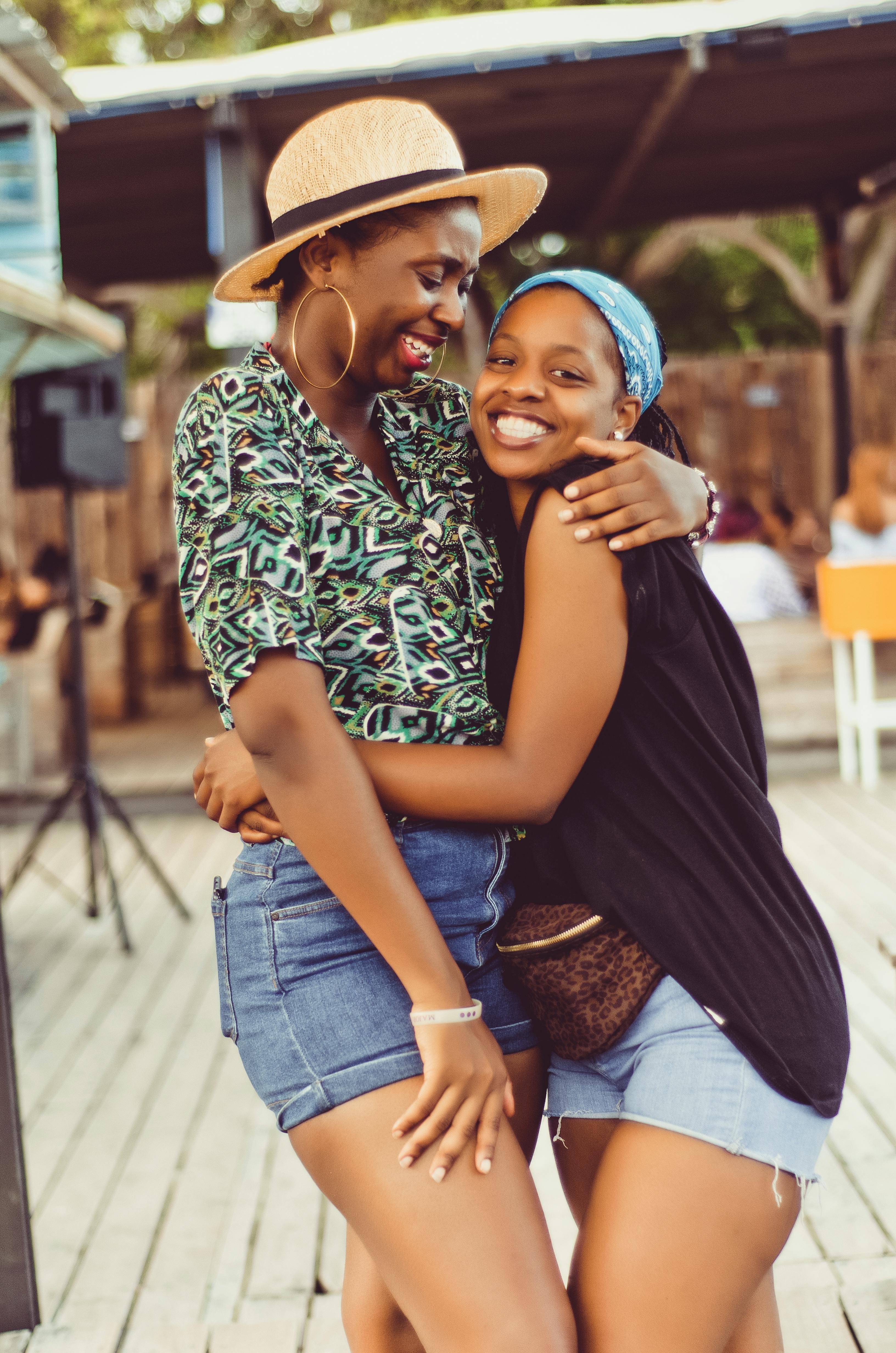 Pretty Ladies Having a Group Hug · Free Stock Photo