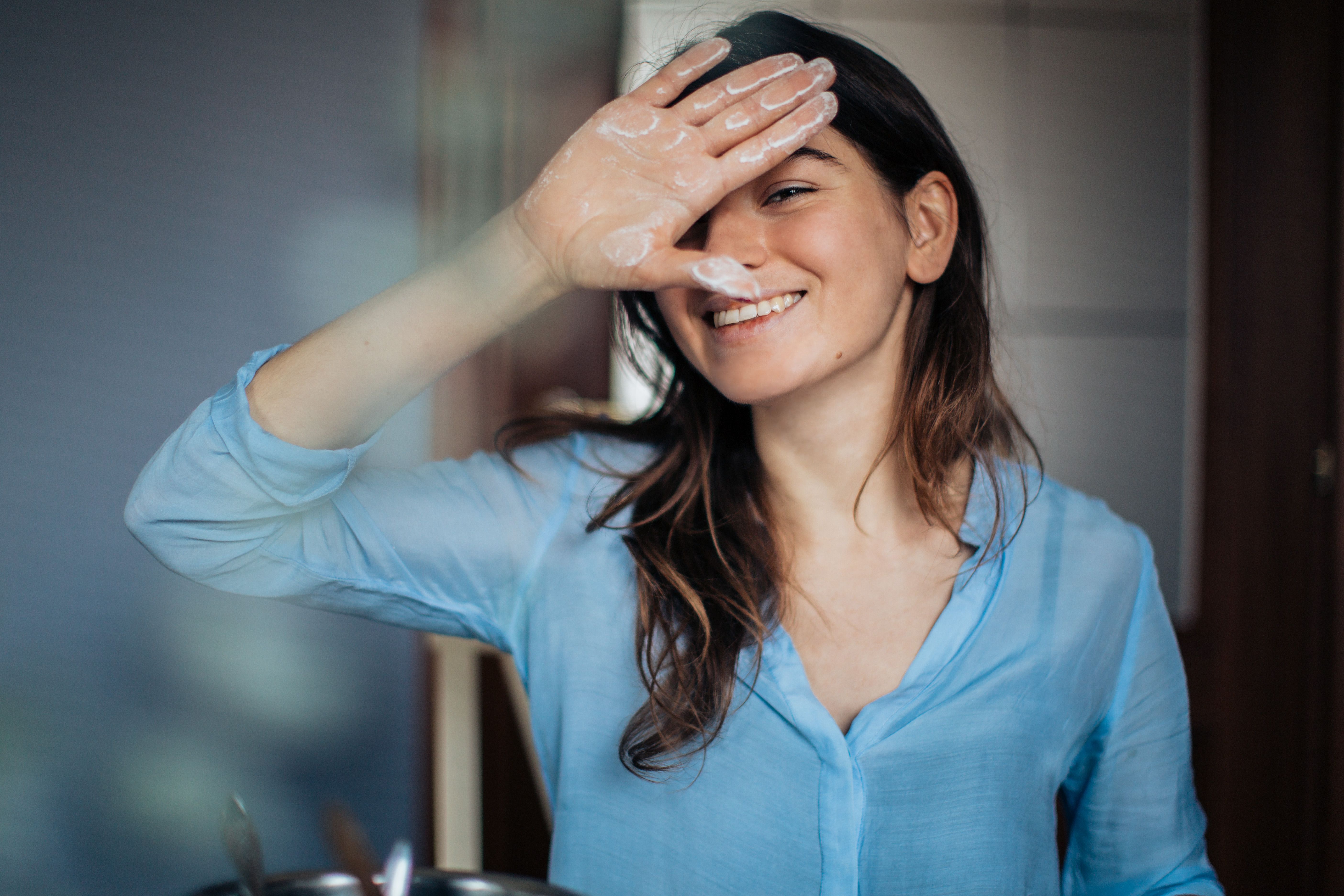 Photo Of Woman Covering Her Face · Free Stock Photo