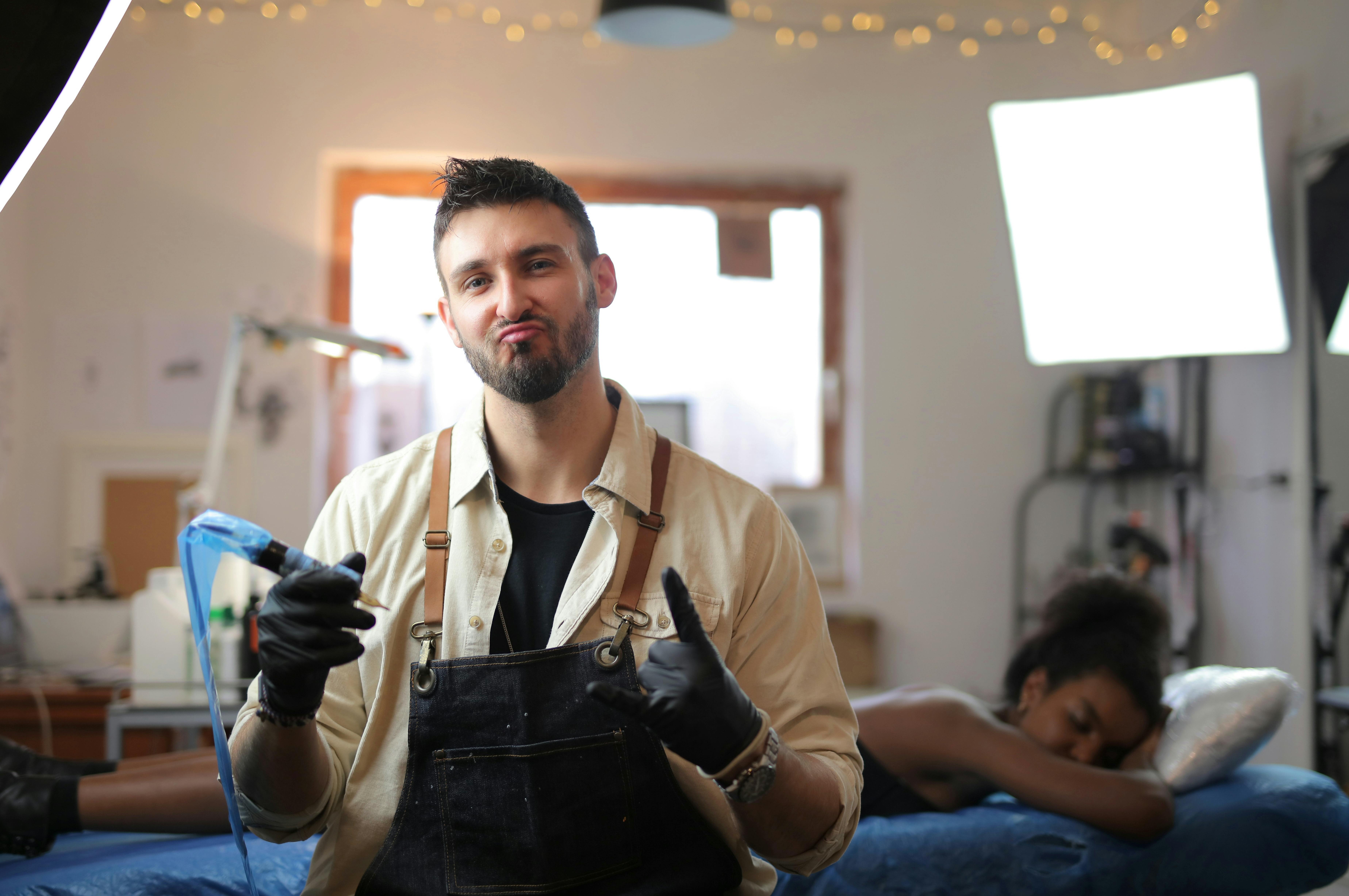Man Holding Ice Pick · Free Stock Photo