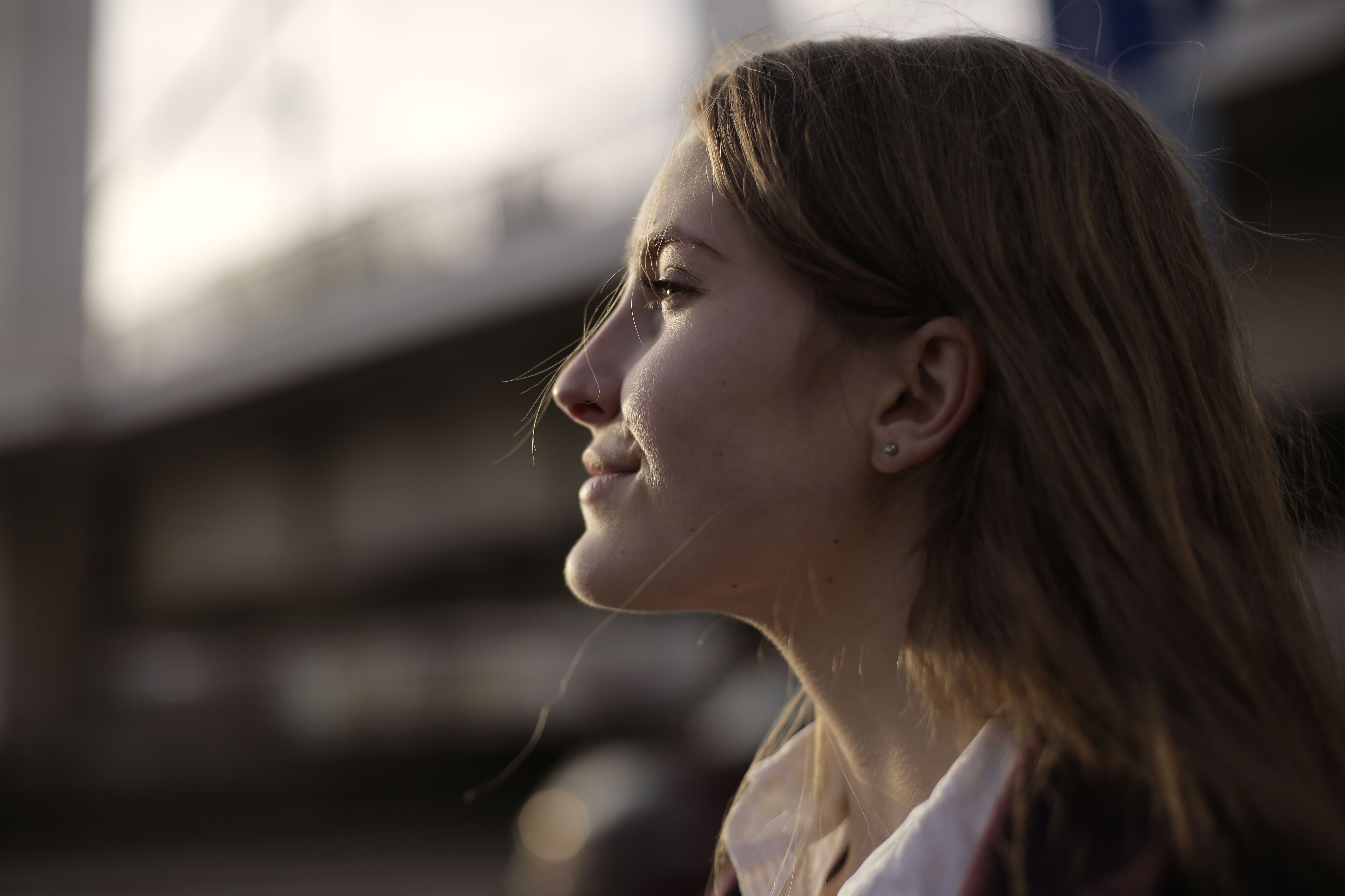 Side View Close Up Photo of Woman's Face · Free Stock Photo