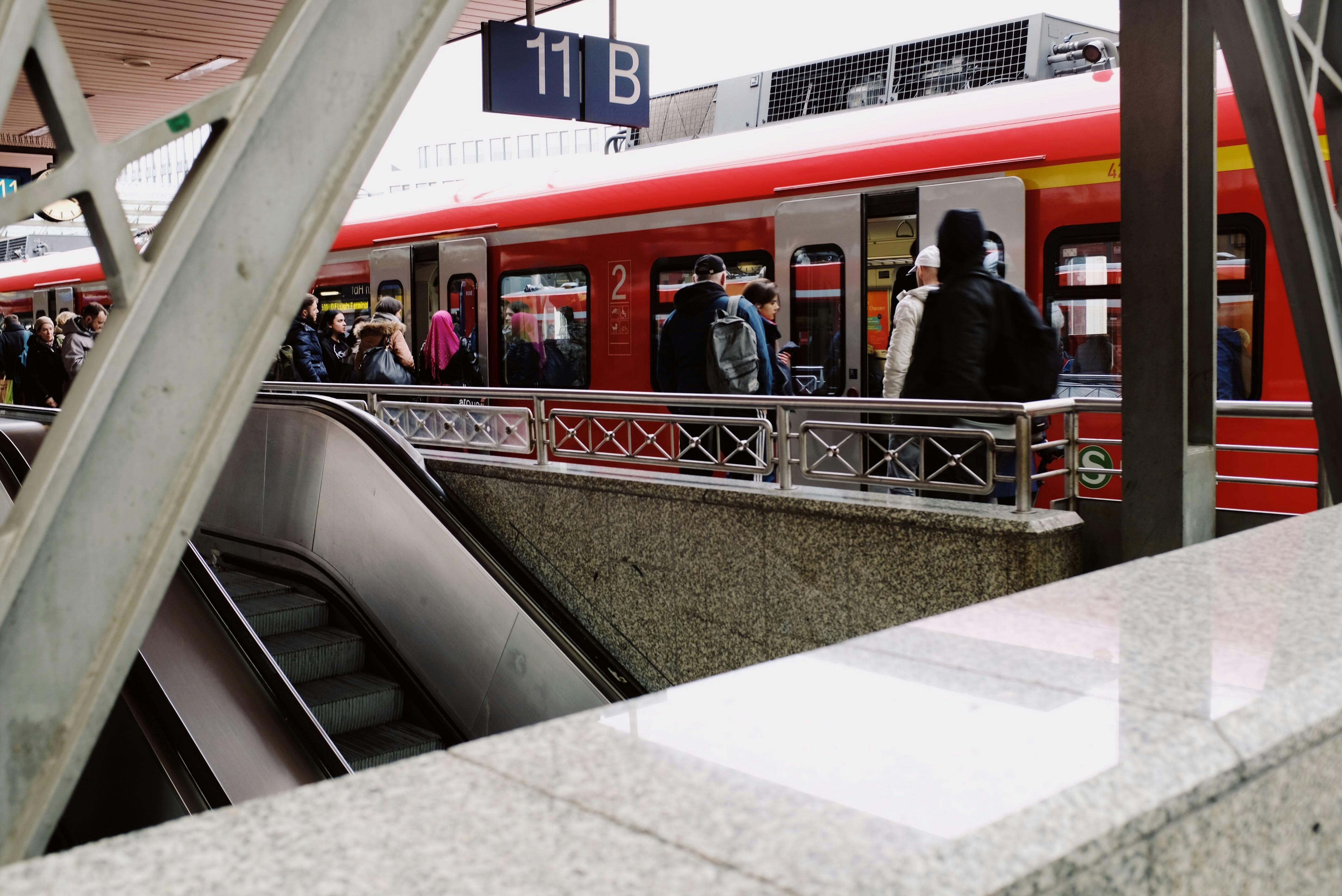 People At The Train Station · Free Stock Photo