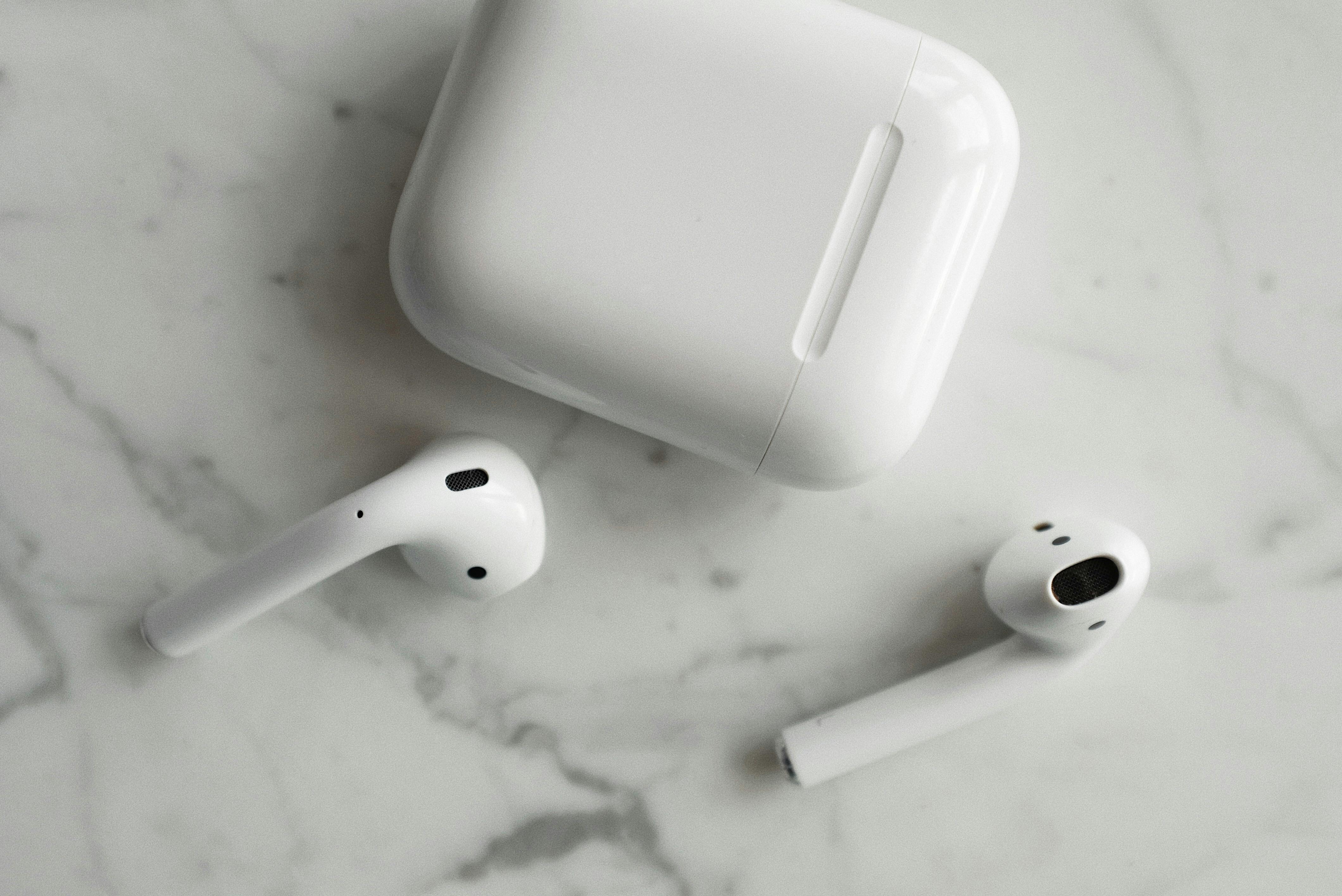 Close-Up Photo of Airpods · Free Stock Photo