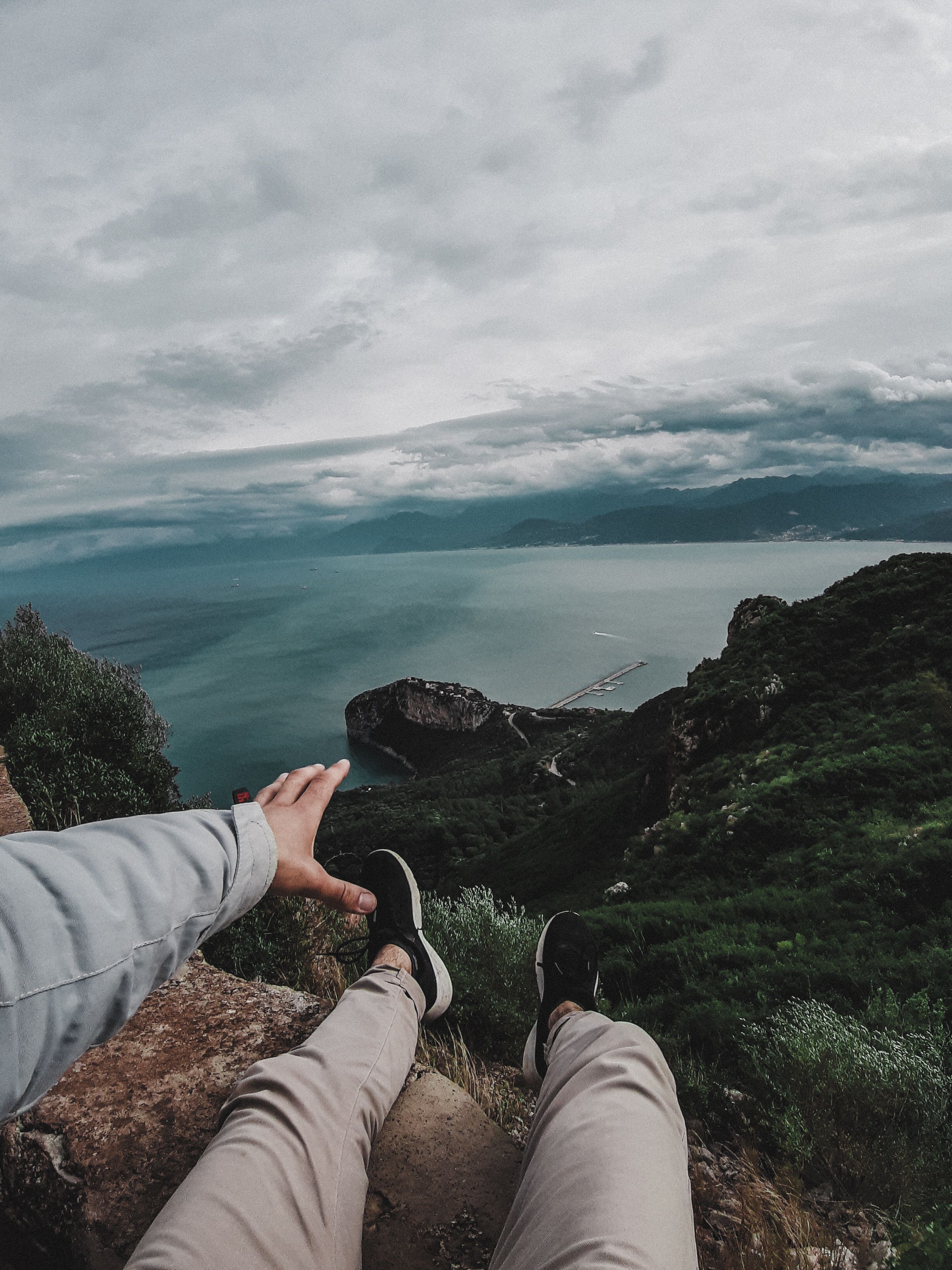 Waterfall Water Pooling up by Foot of Cliff · Free Stock Photo