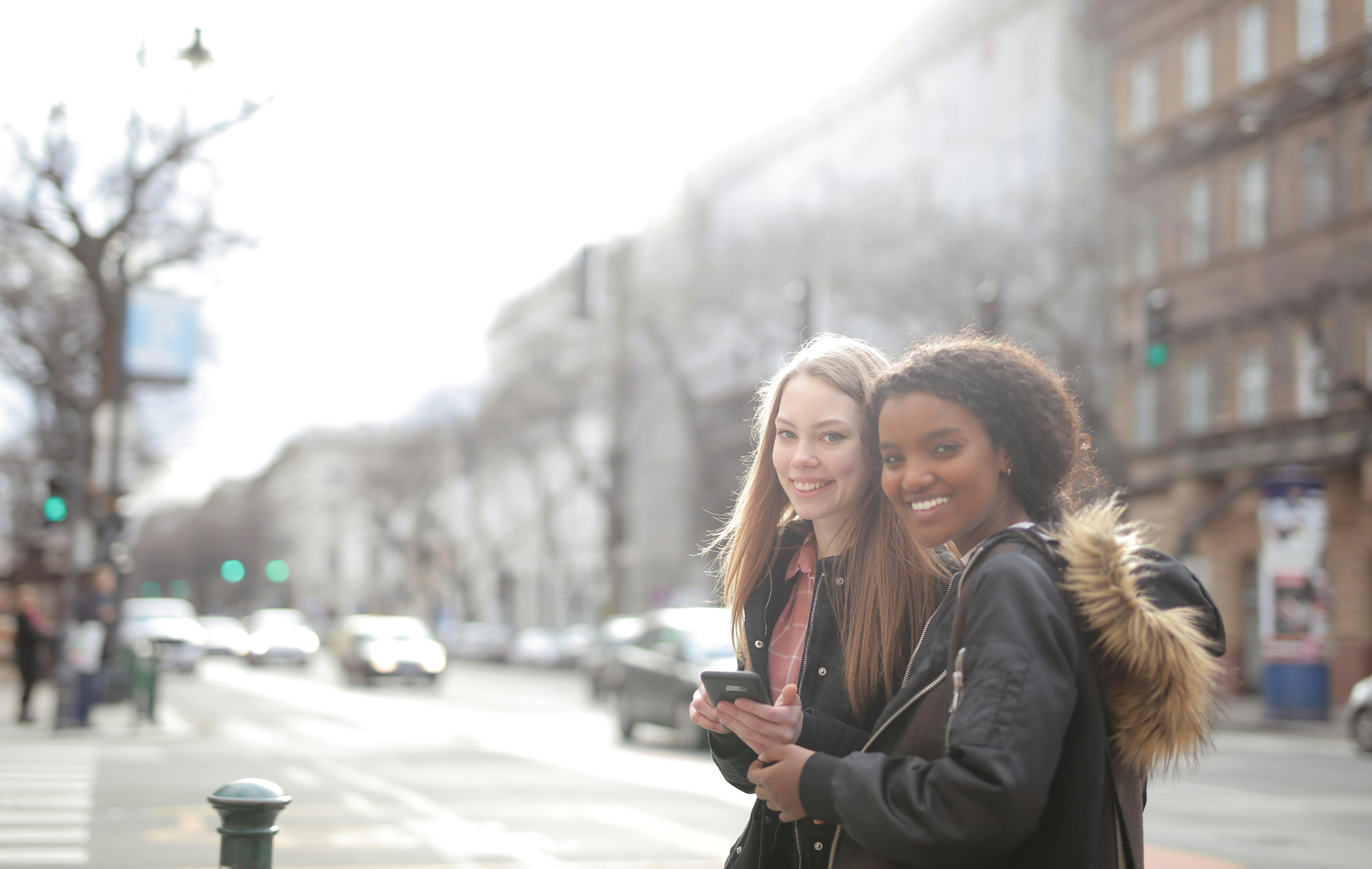 Two Women On The Streets · Free Stock Photo