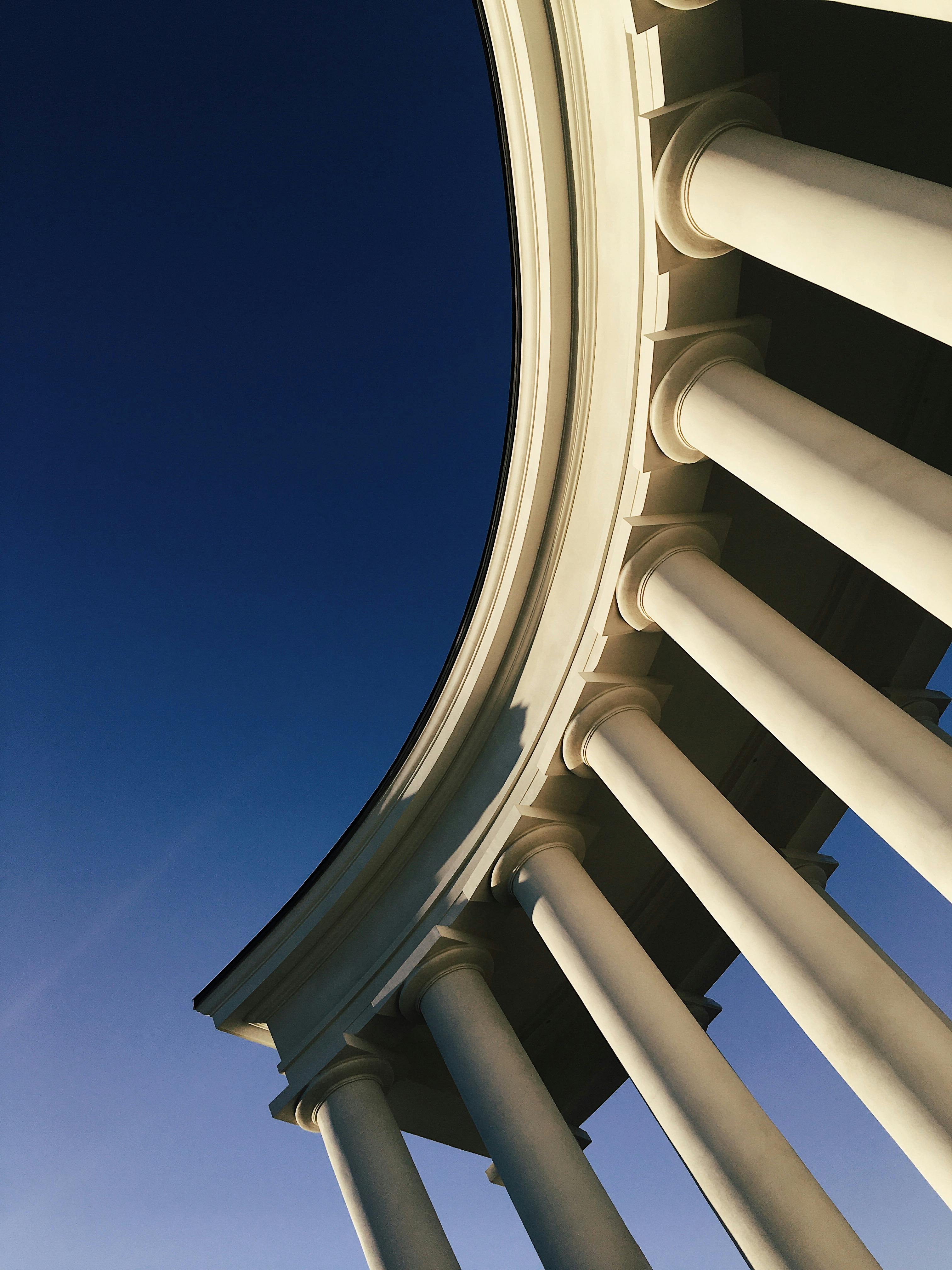 AN Old Gray Pillars in Close-up Photography · Free Stock Photo